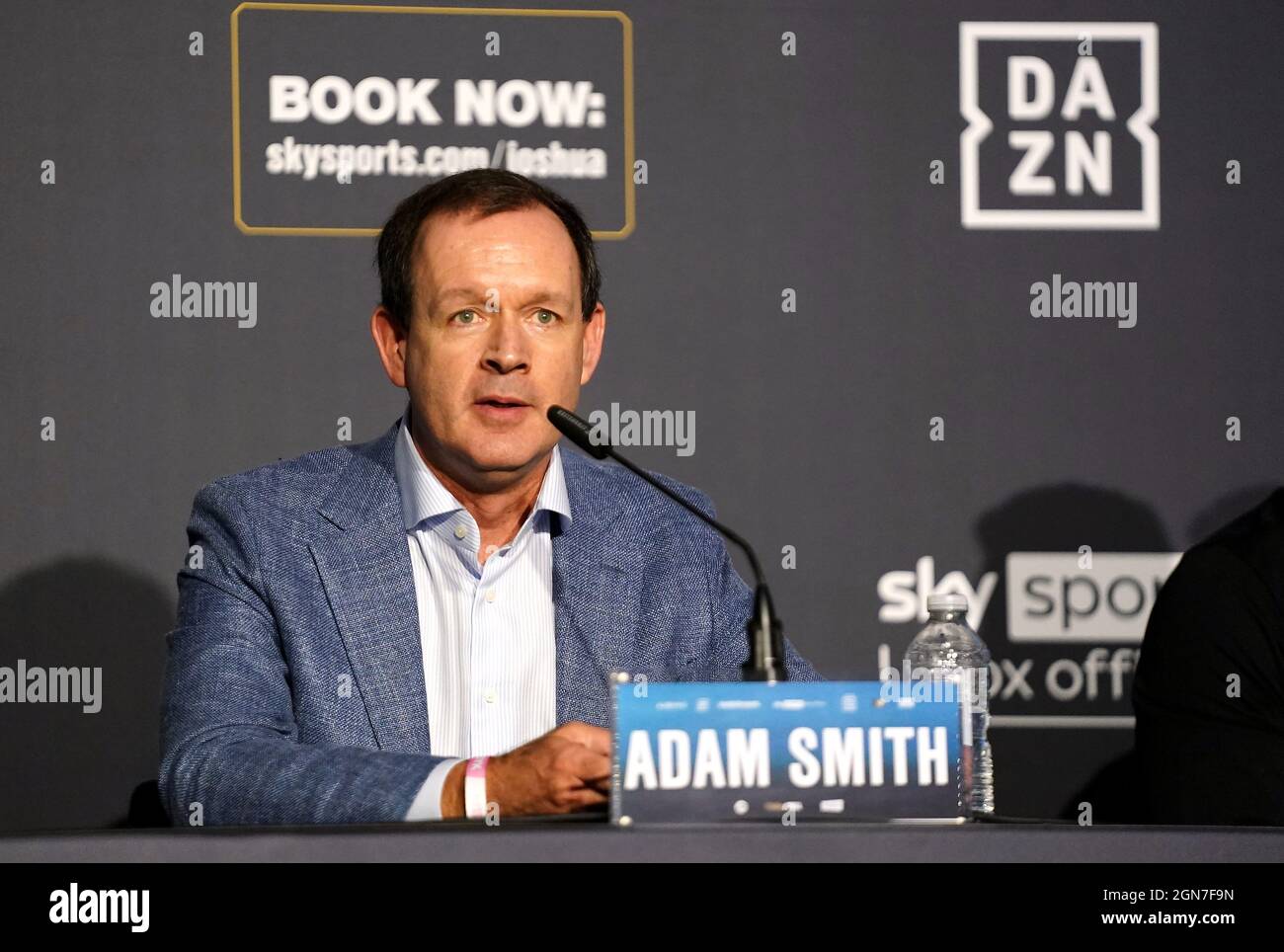 Head of Boxing at Sky Sports Adam Smith during a press conference at ...