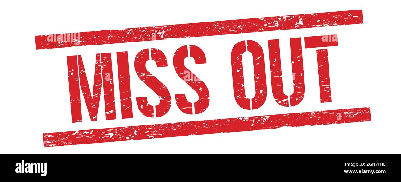 Miss out stamp Cut Out Stock Images & Pictures - Alamy