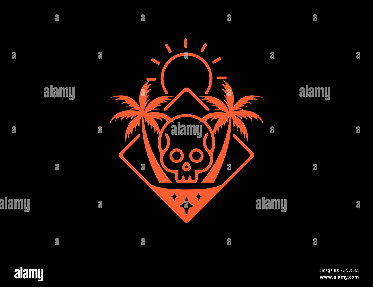 Scary tree face monster Stock Vector Images - Alamy