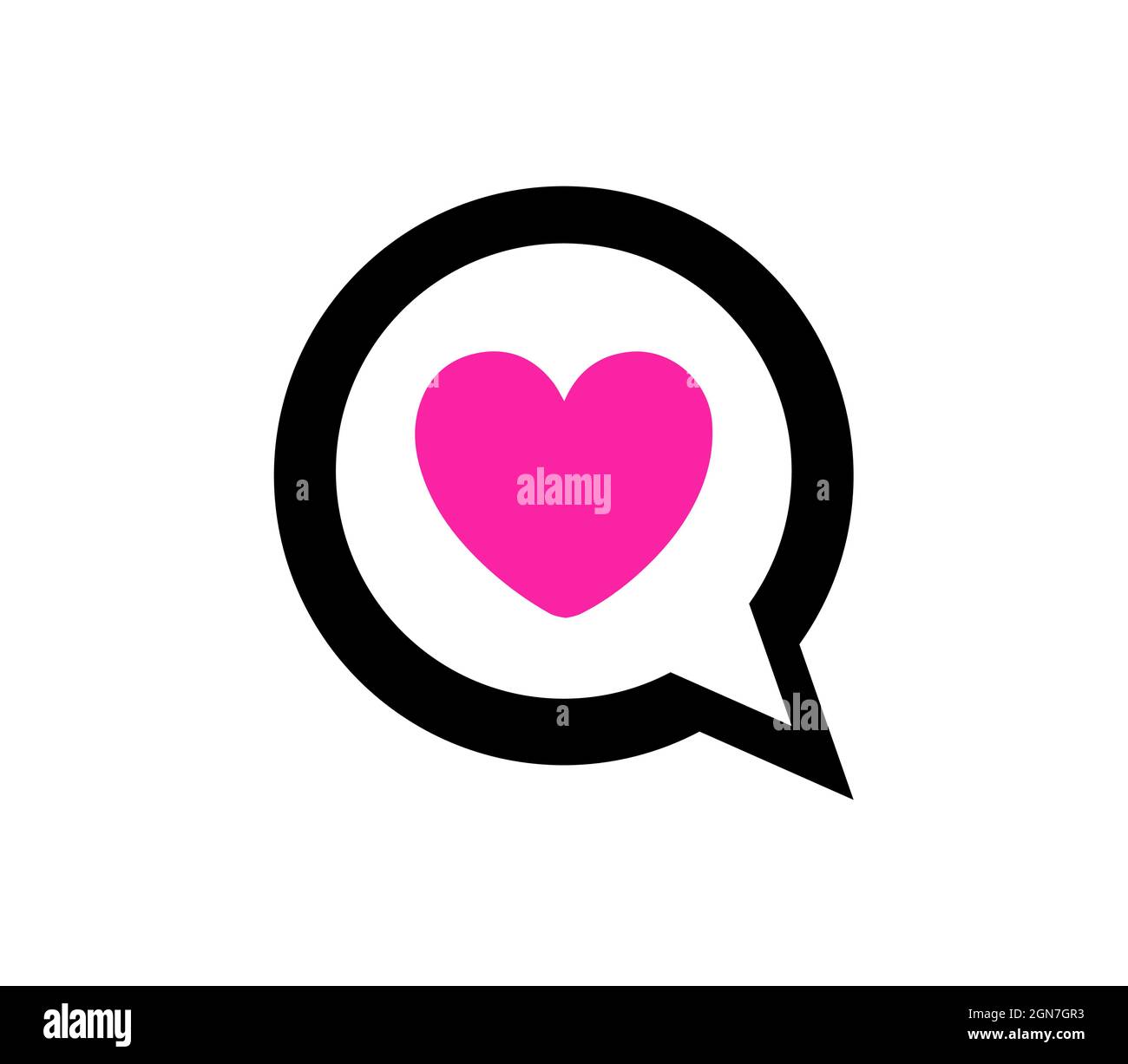 Messaging icon Cut Out Stock Images & Pictures - Alamy