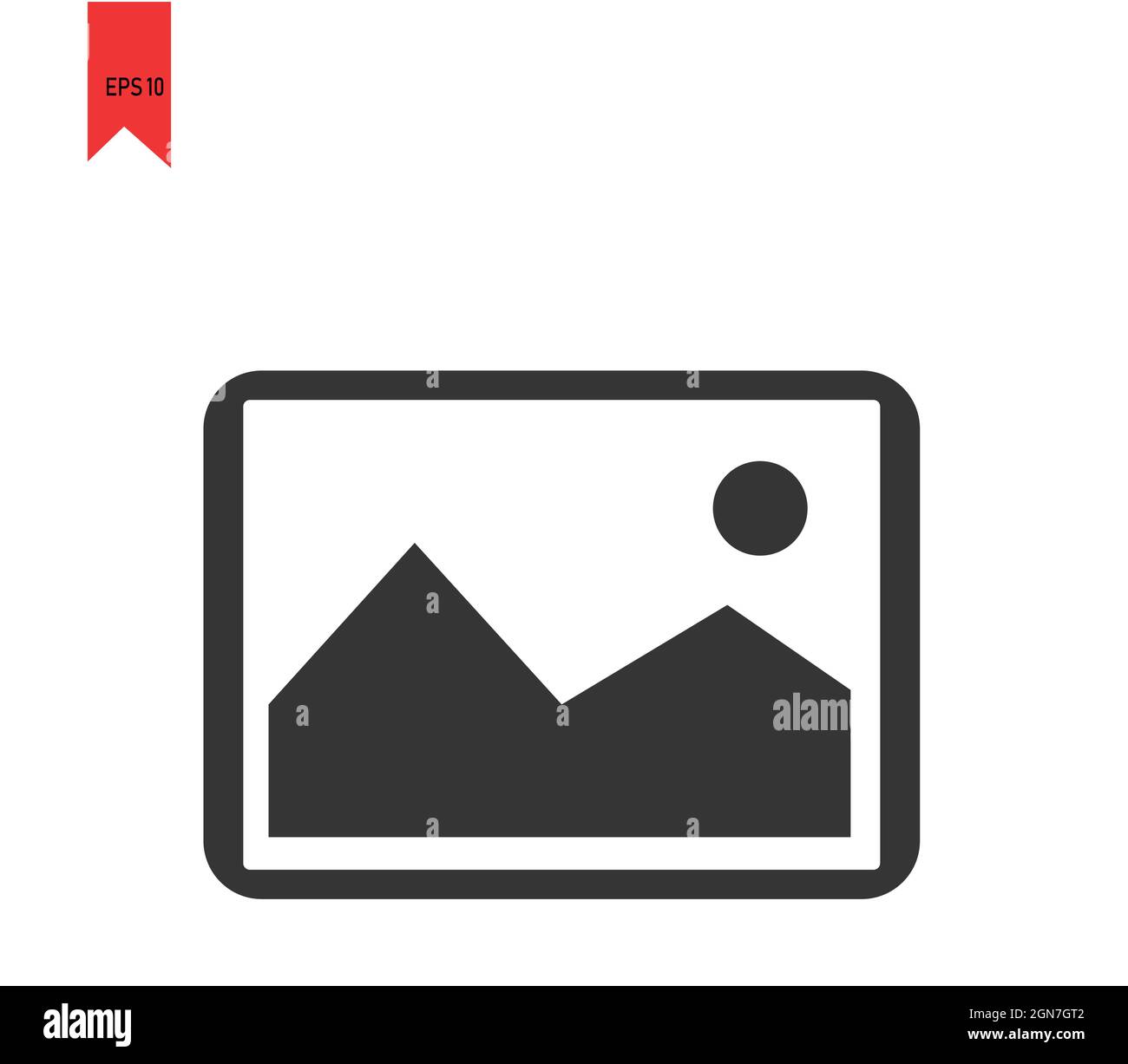 Camera gallery icon isolated on white background Stock Vector Image ...