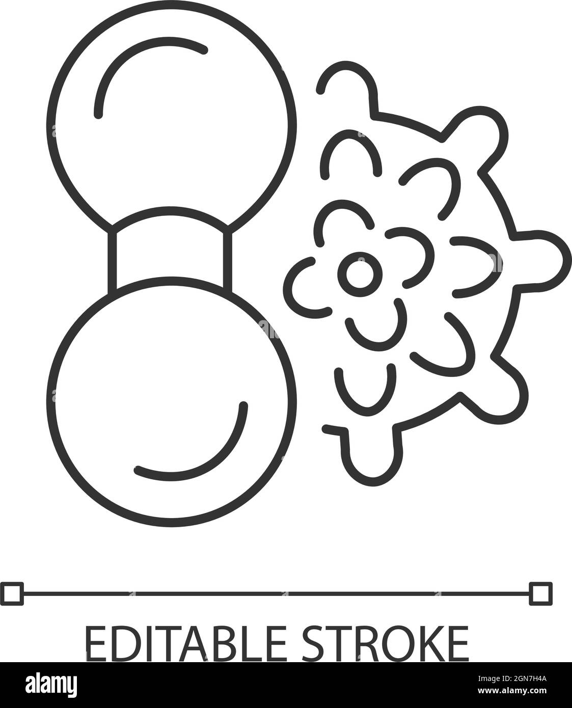 Neck massage device Stock Vector Images - Alamy