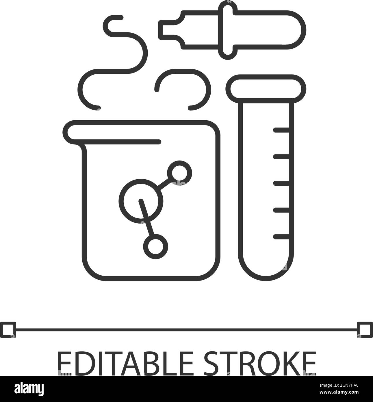 Chemistry linear icon Stock Vector Image & Art - Alamy