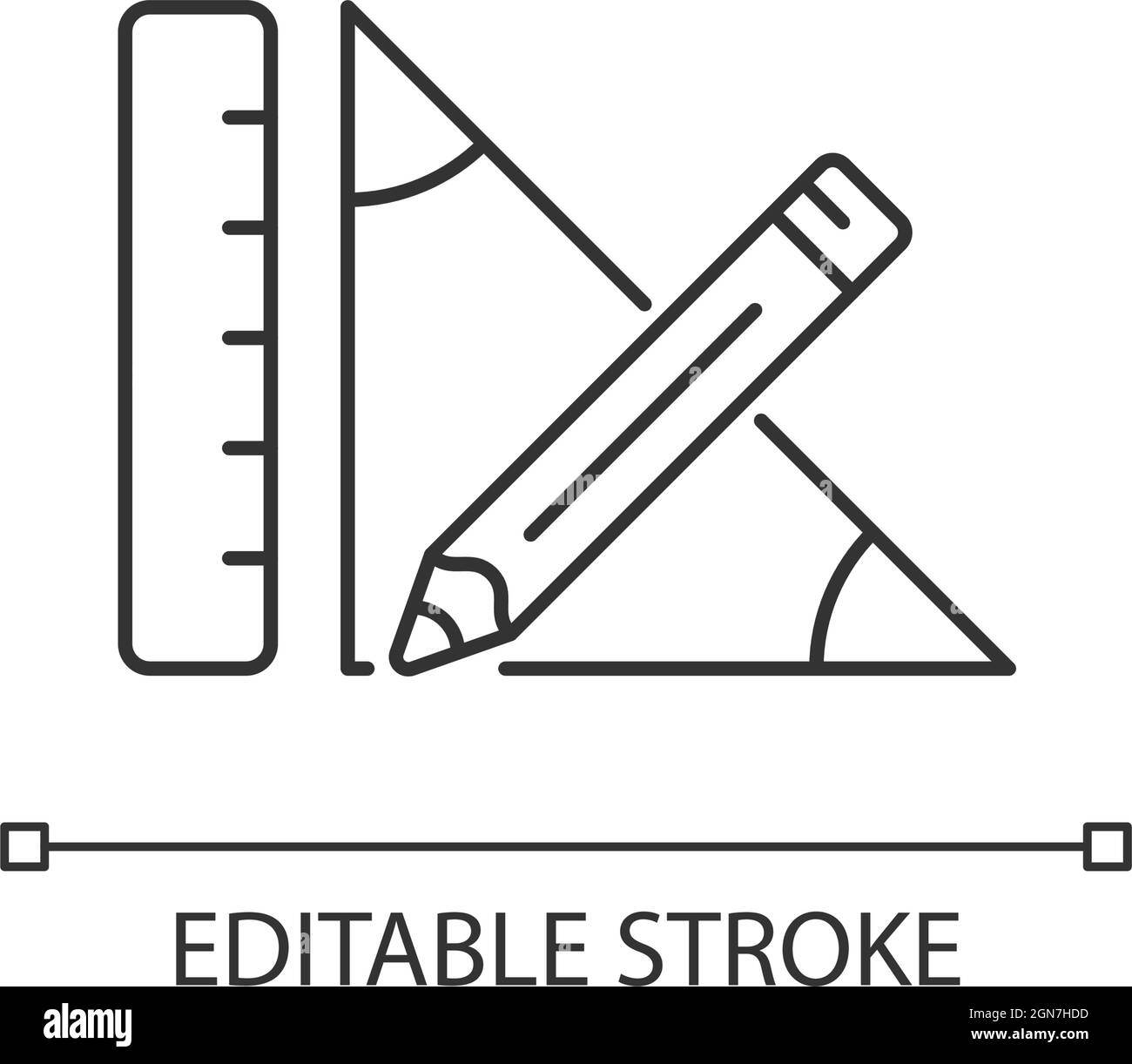 Geometry linear icon Stock Vector Image & Art - Alamy