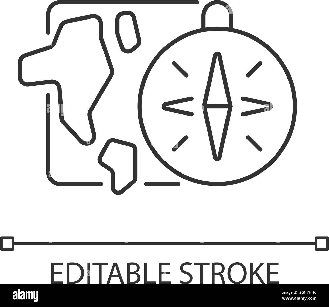 Geography linear icon Stock Vector Image & Art - Alamy