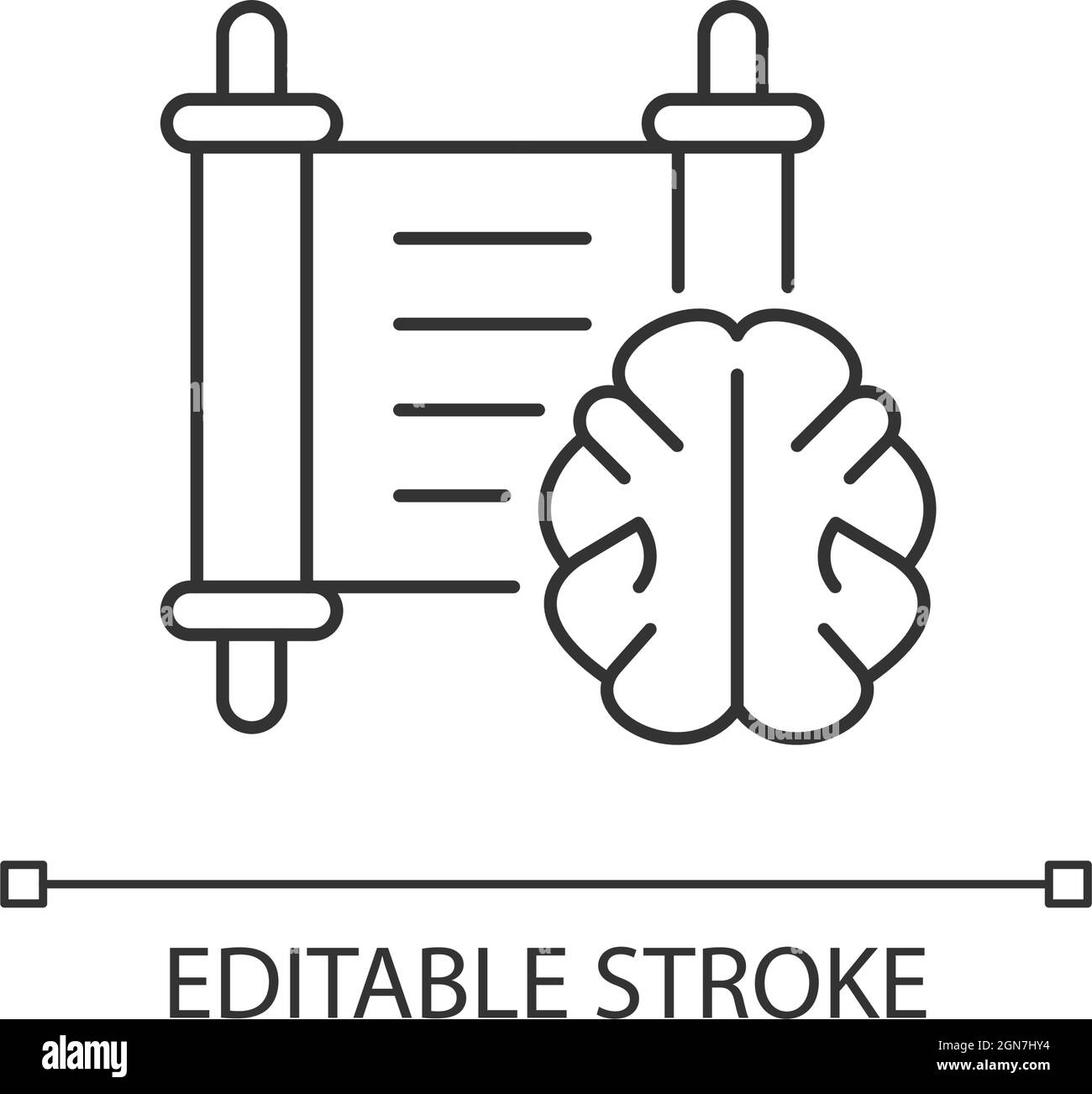 Philosophy linear icon Stock Vector Image & Art - Alamy