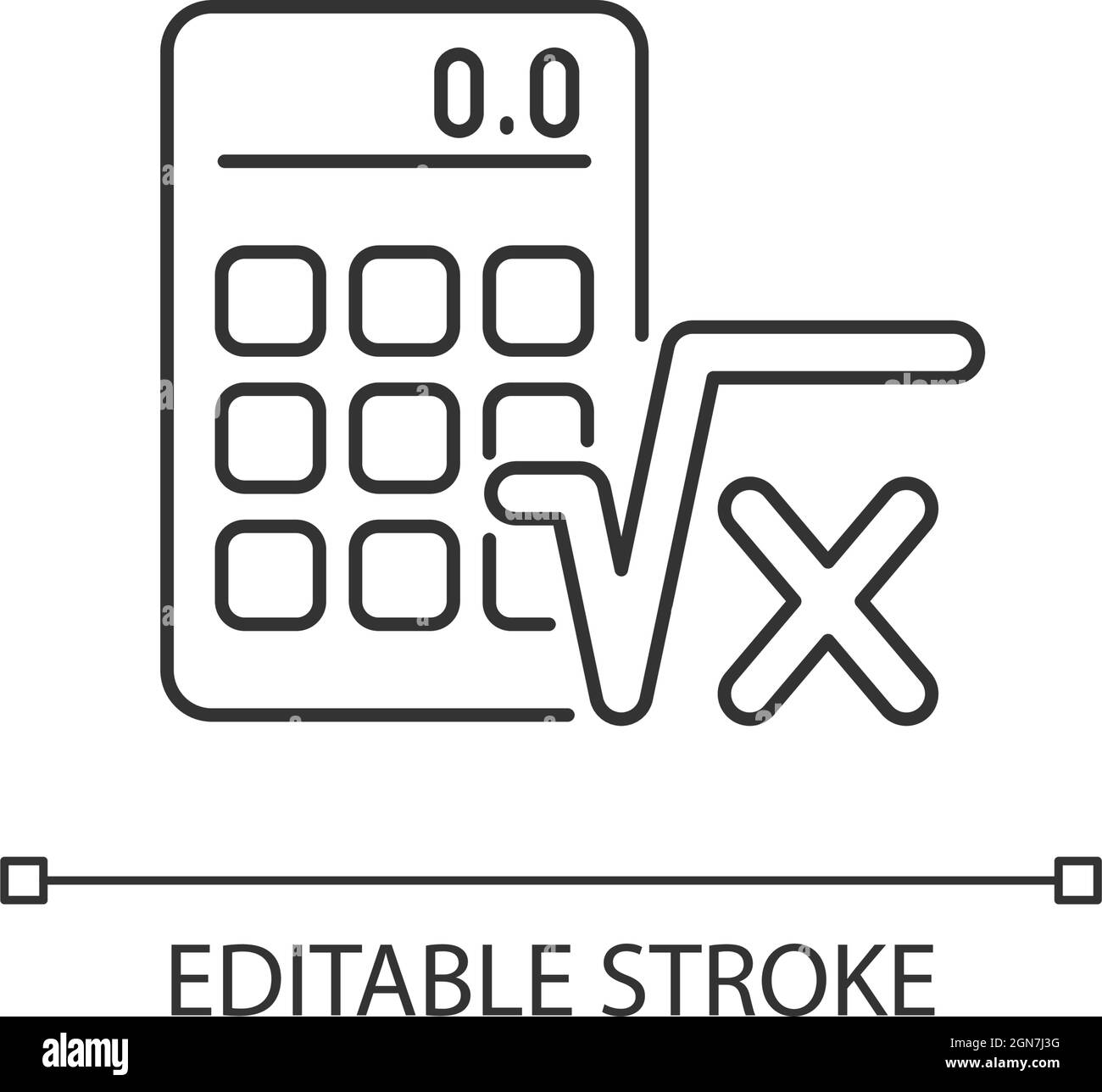 Algebra linear icon Stock Vector Image & Art - Alamy