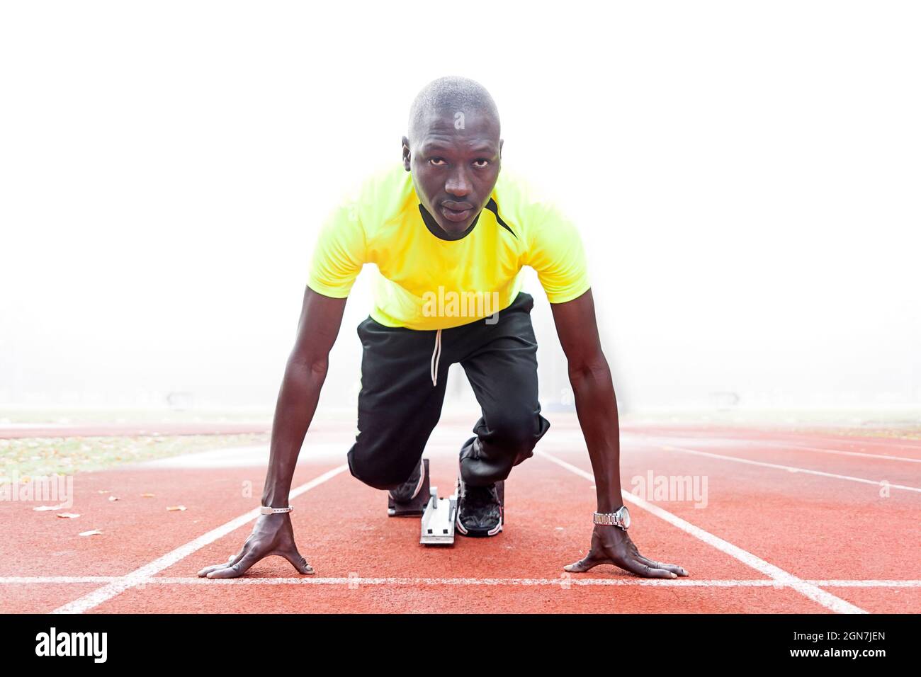 View starting block stadium hi-res stock photography and images - Alamy