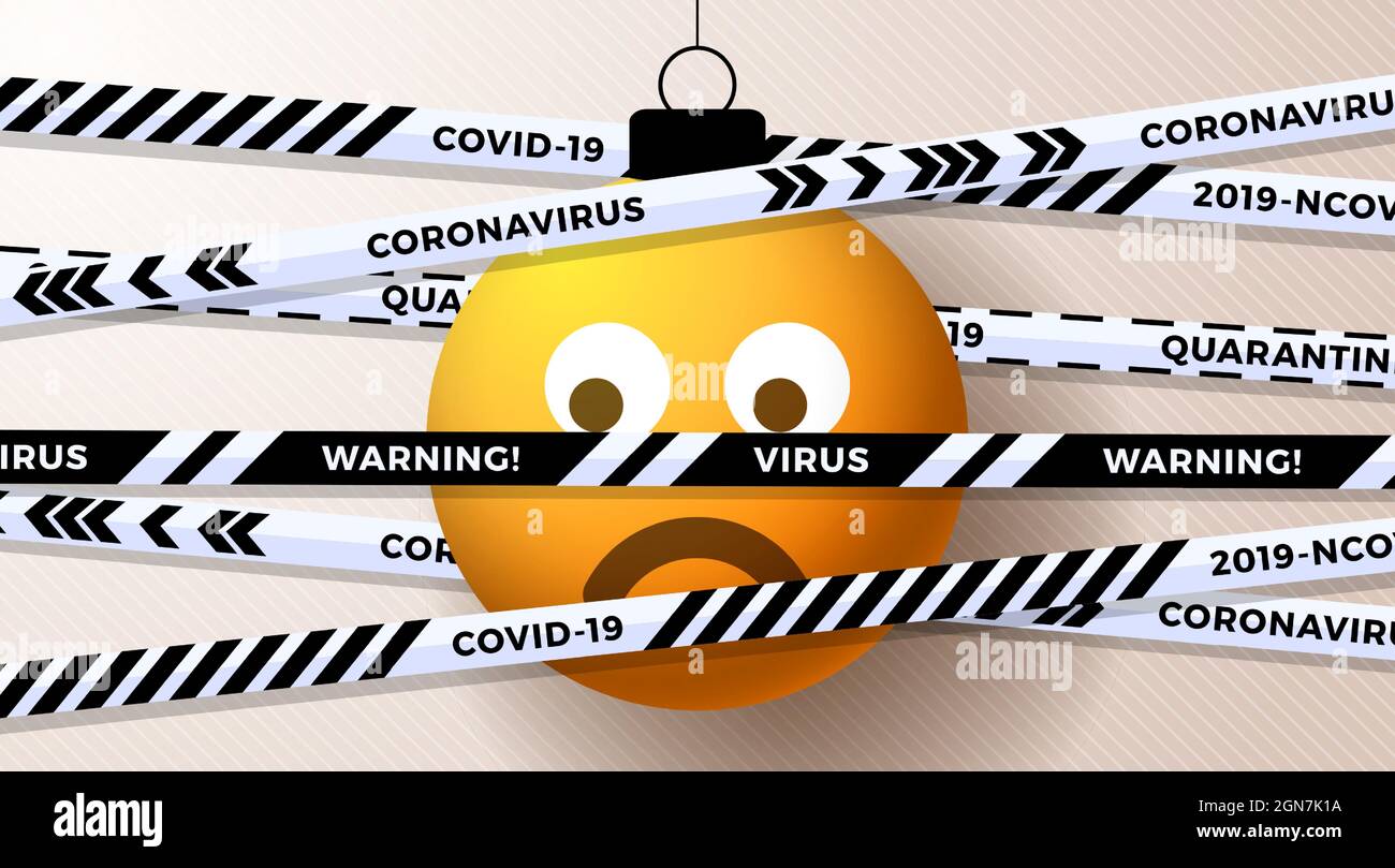 Sad christmas concept Stock Vector Images - Alamy