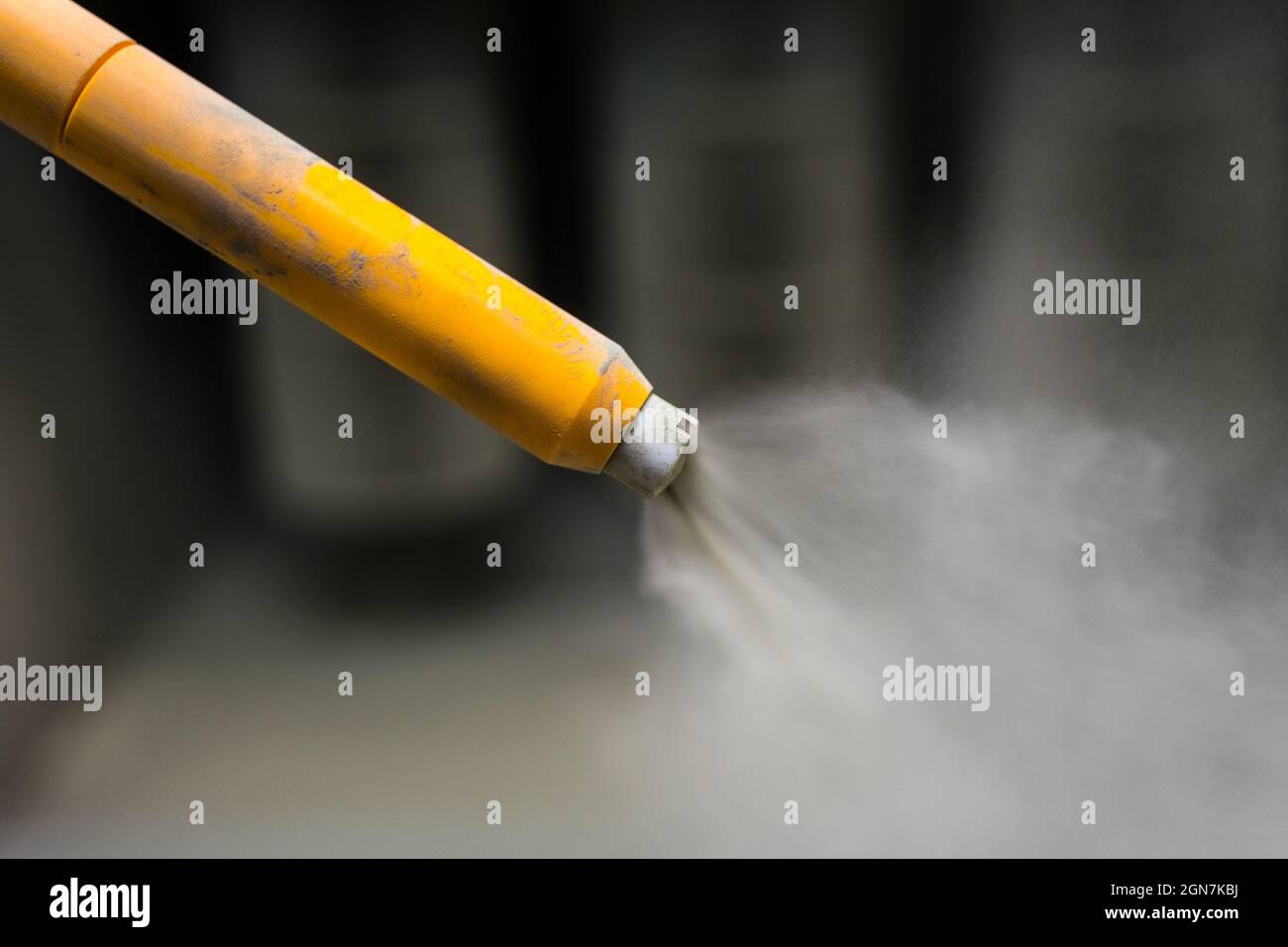 Powder coating gun tip Stock Photo - Alamy
