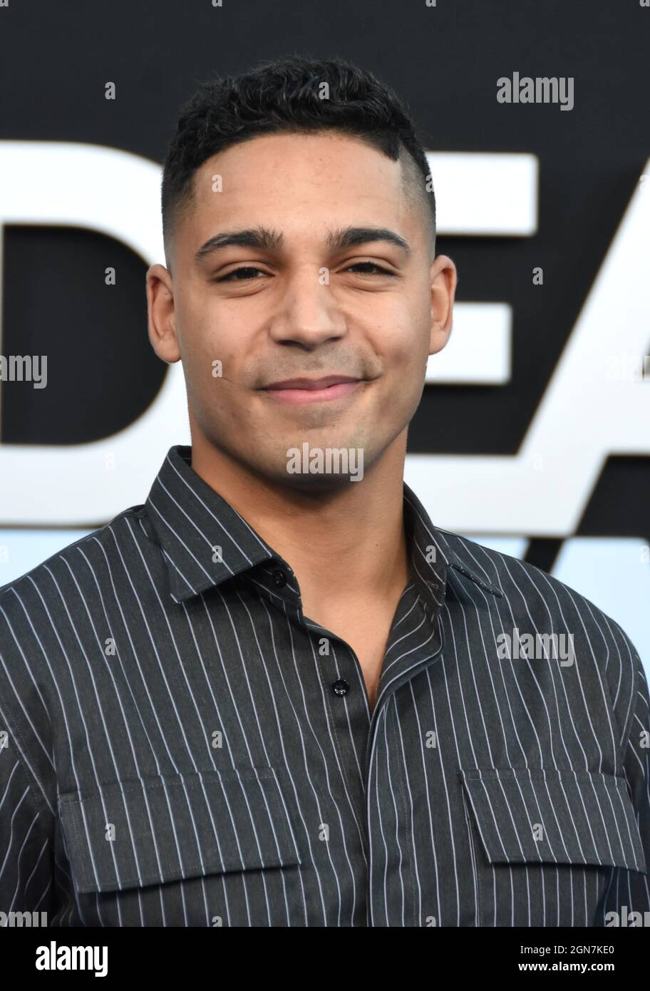 Los Angeles, California, USA 22nd September 2021 Actor Michael Evans Behling attends Universal ...