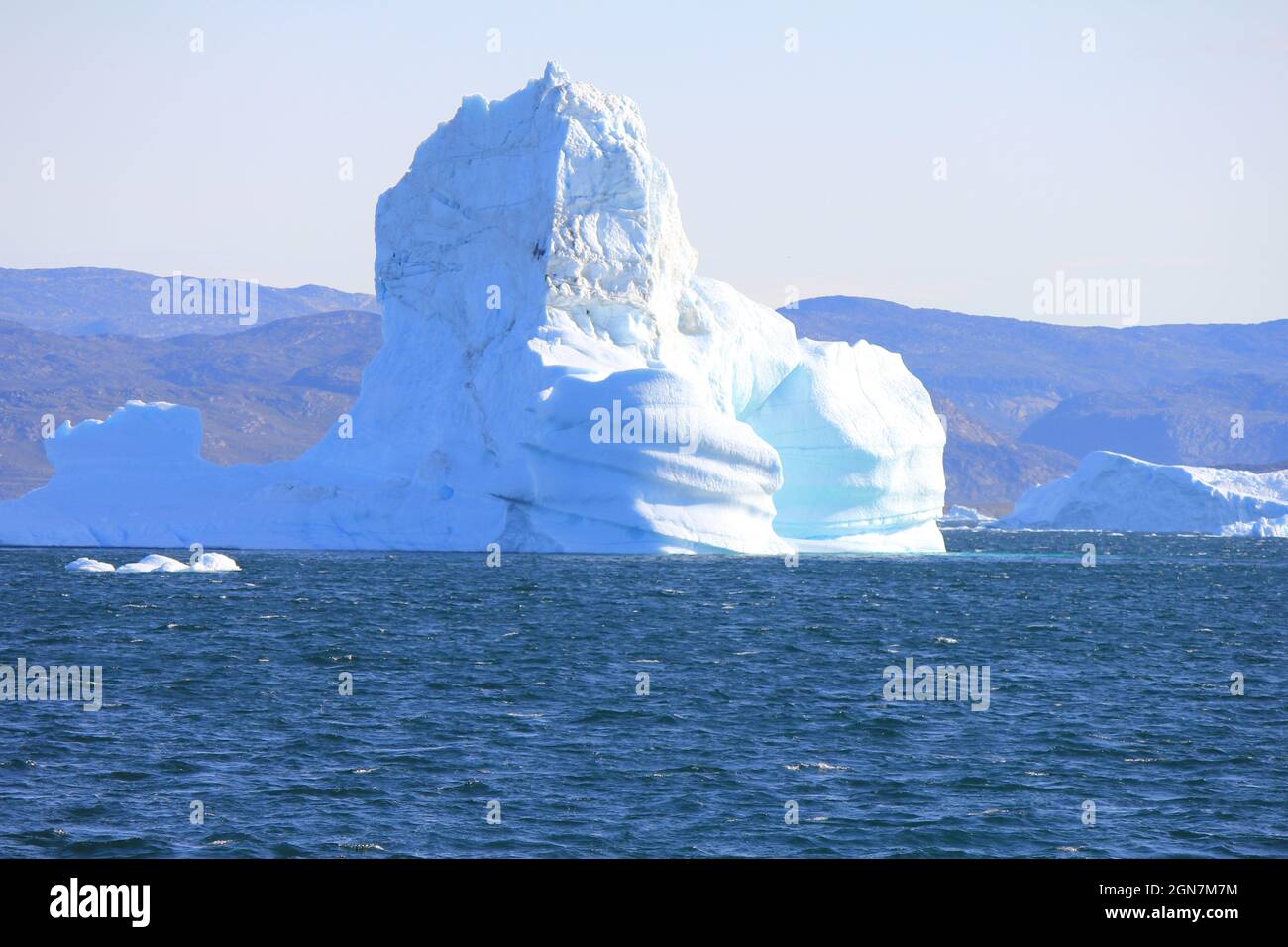 Amazing iceberg scenery in Disko Bay Stock Photo - Alamy