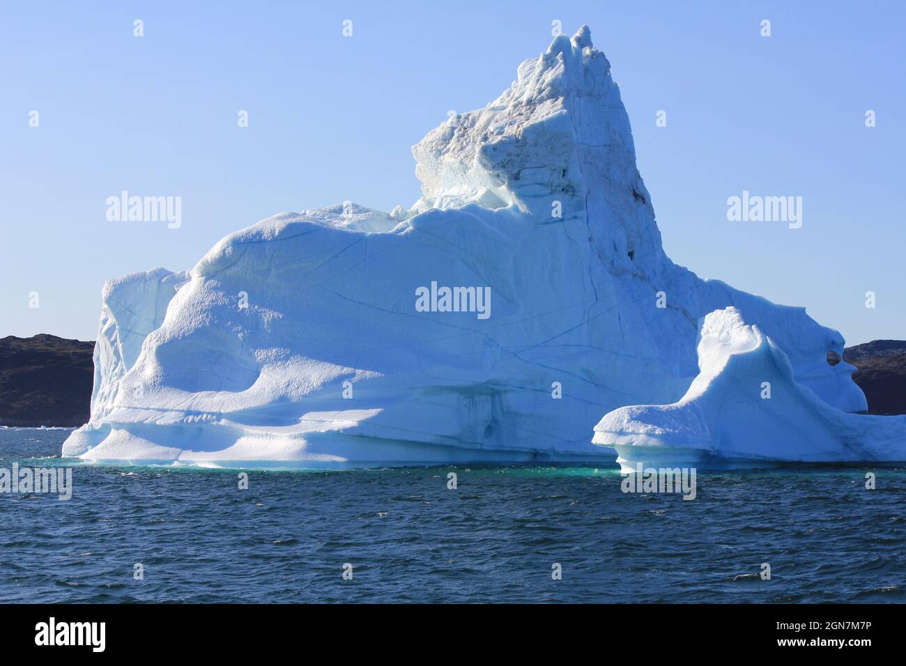 Amazing iceberg scenery in Disko Bay Stock Photo - Alamy