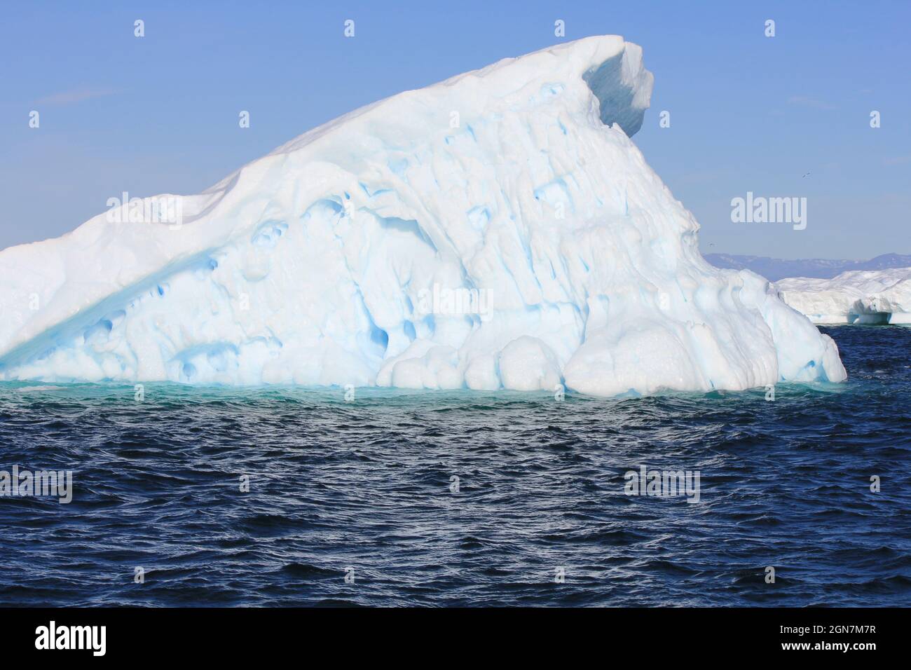 Amazing iceberg scenery in Disko Bay Stock Photo - Alamy