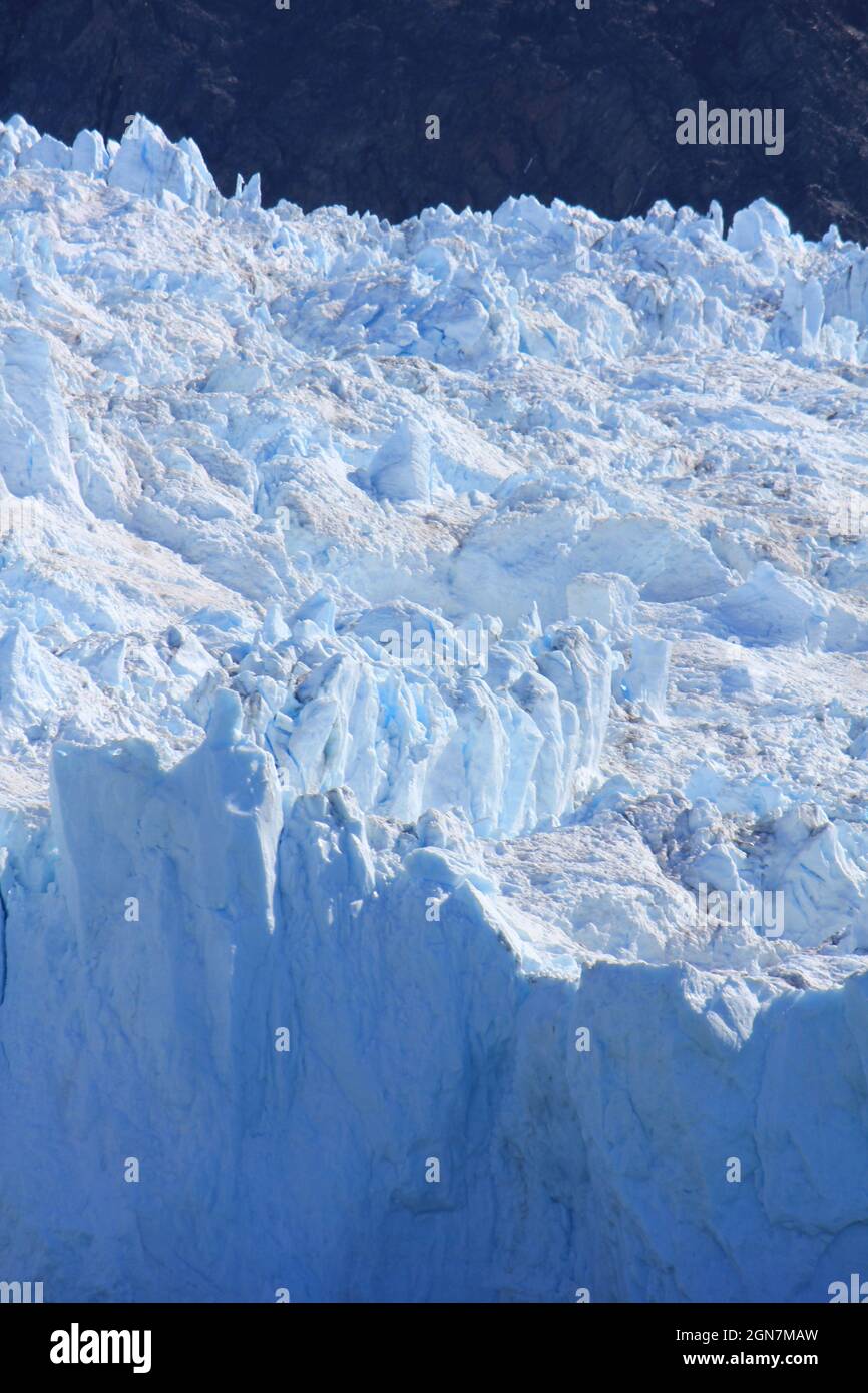 Glacier tongue of overwhelming Eqip Sermia, Greenland Stock Photo - Alamy
