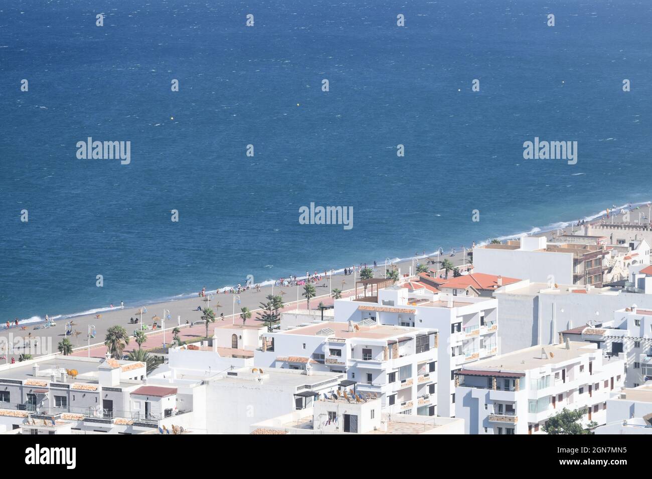 Oued Laou city beach Stock Photo - Alamy