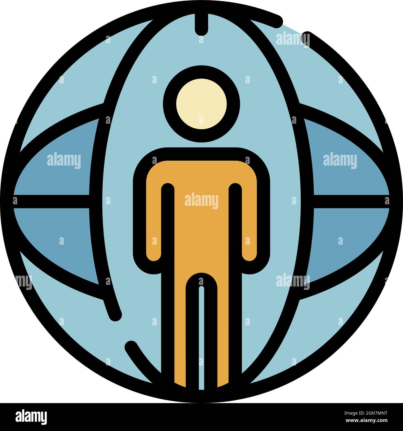 Human earth interaction Stock Vector Images - Alamy