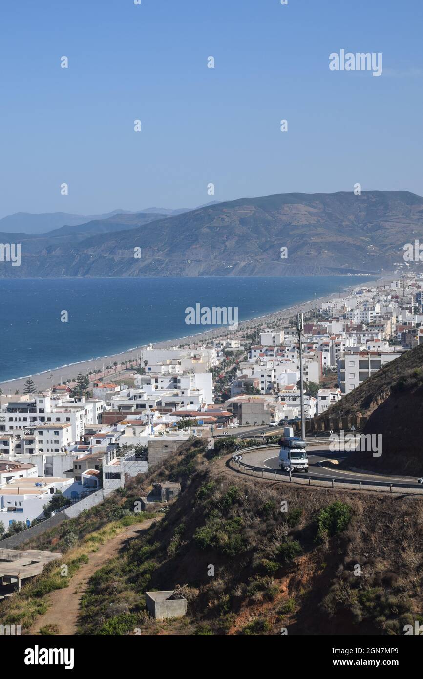 Oued Laou city and its coast Stock Photo - Alamy