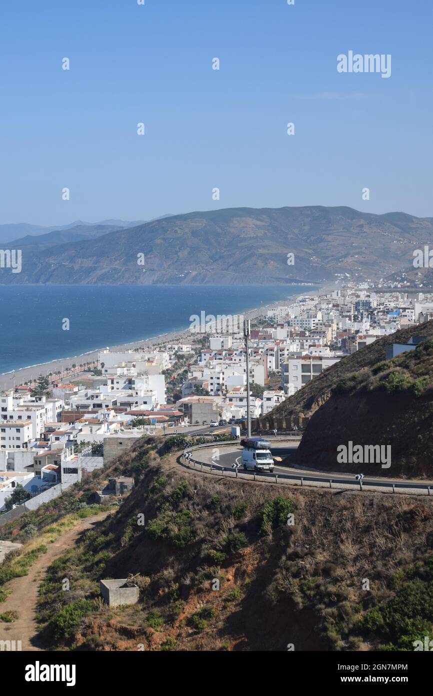 Oued Laou city and its coast Stock Photo - Alamy