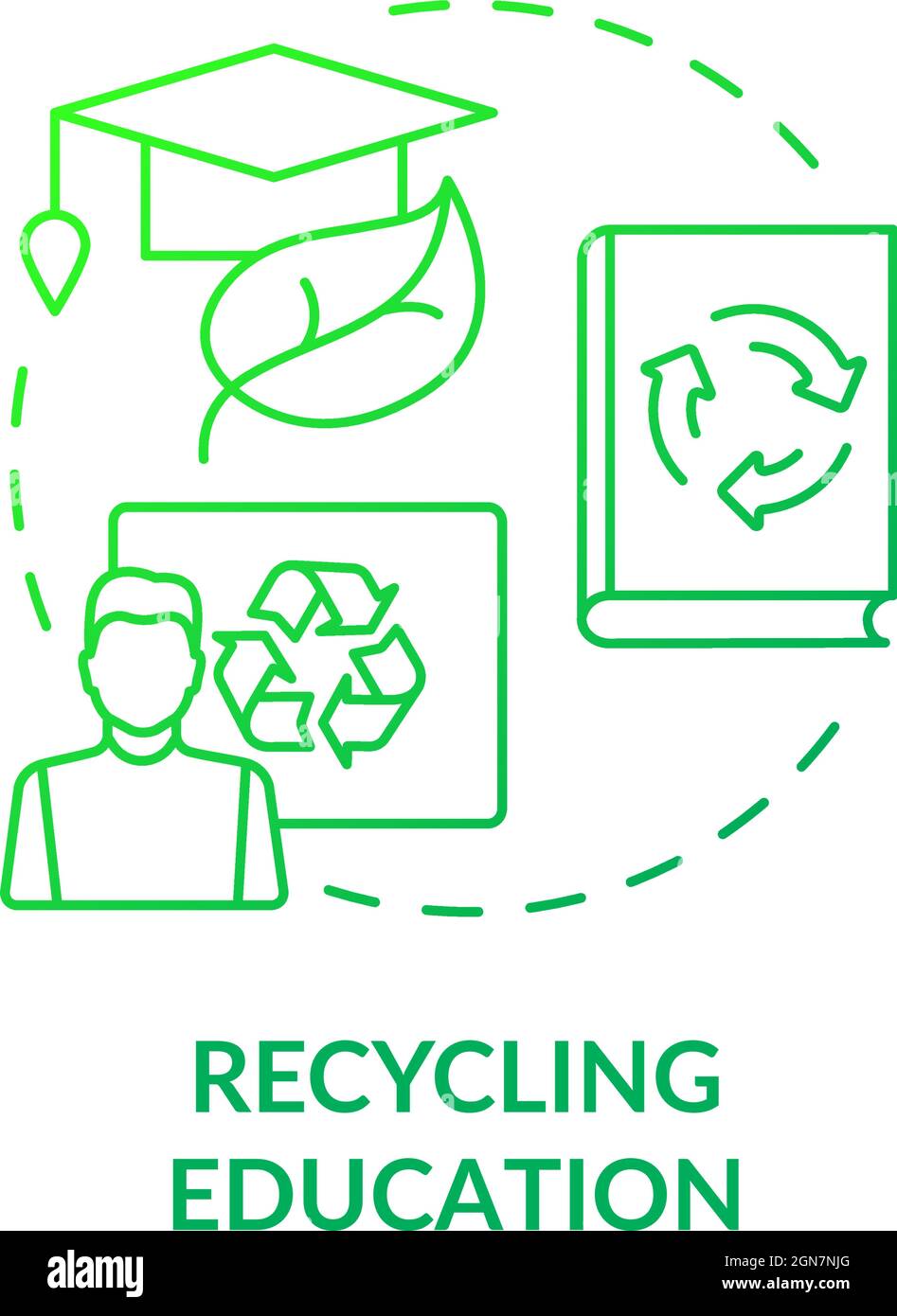 Environmental education concept icon Stock Vector Image & Art - Alamy