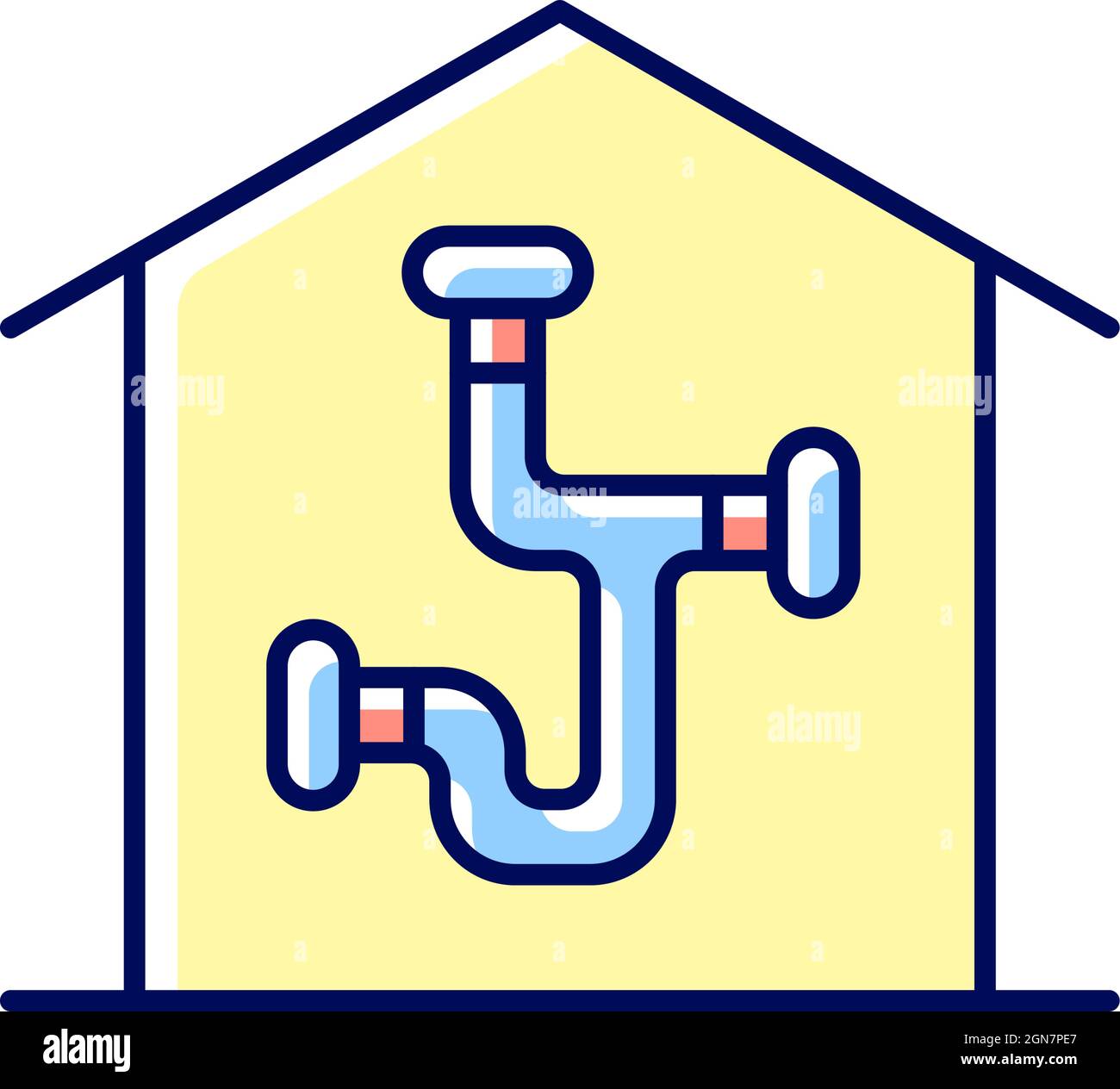 Plumbing system RGB color icon Stock Vector Image & Art - Alamy Plumbing system RGB color icon Stock Vector Image & Art - Alamy