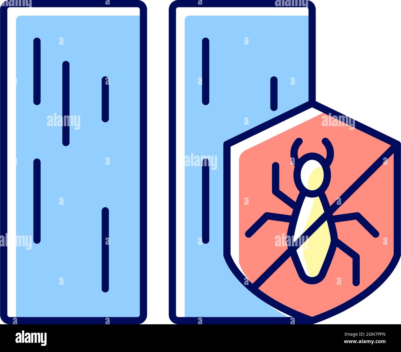 Building damage inspection Stock Vector Images - Alamy