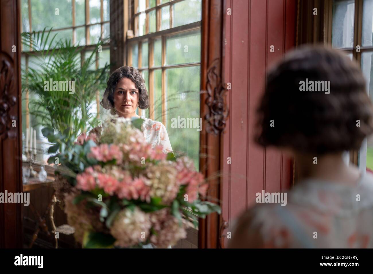 Asta Kamma August photographed during the filming of Alex Schulman's ...