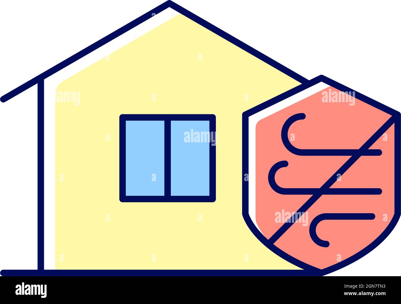 Home weatherproofing Stock Vector Images - Alamy