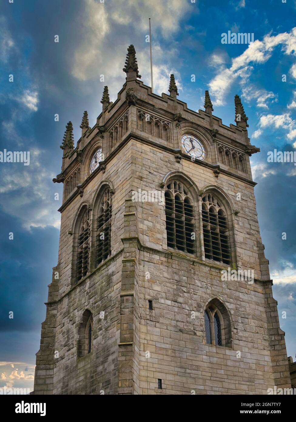 Constructed of sandstone and built in the perpendicular style, the ...