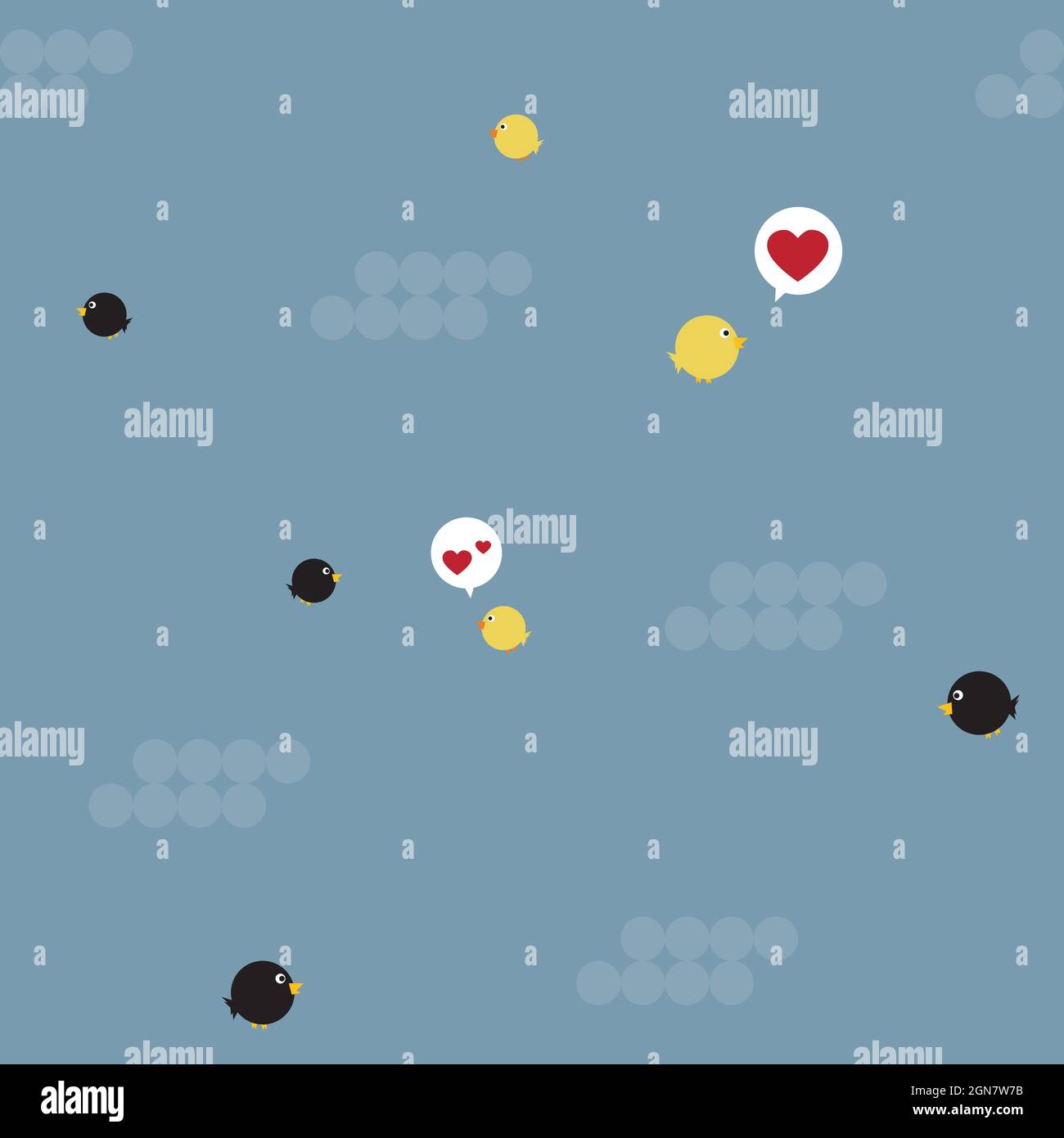 Flying birds - vector background Stock Vector Image & Art - Alamy
