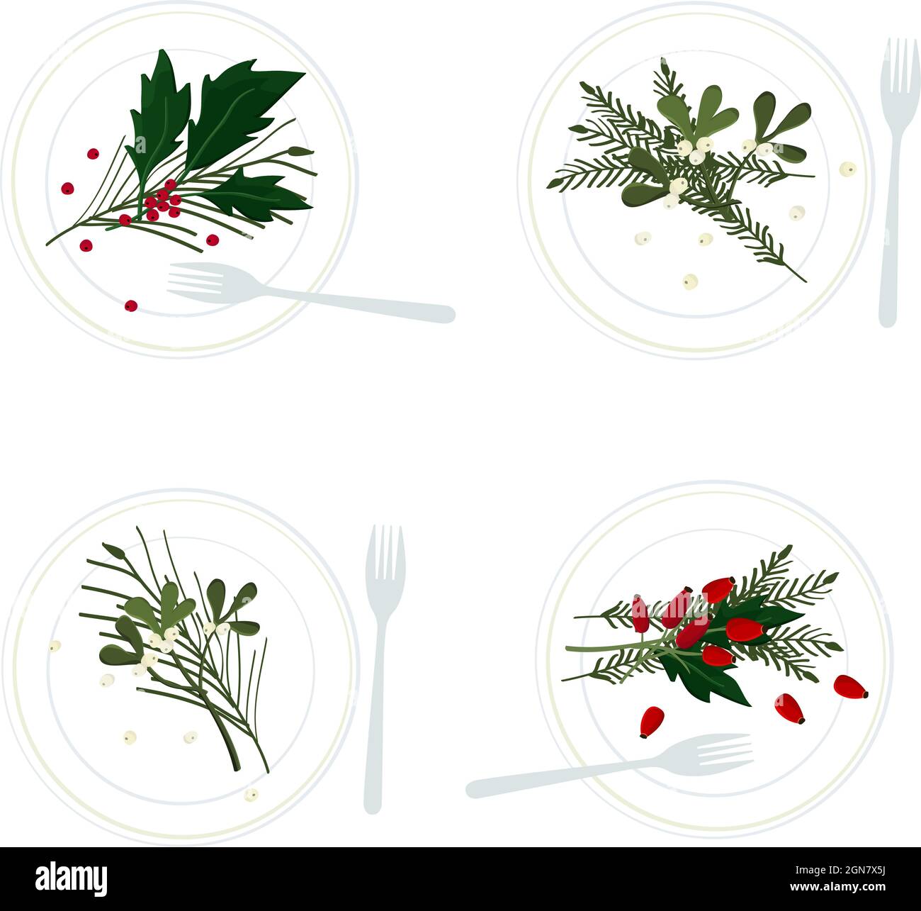 Tree plate Stock Vector Images - Alamy