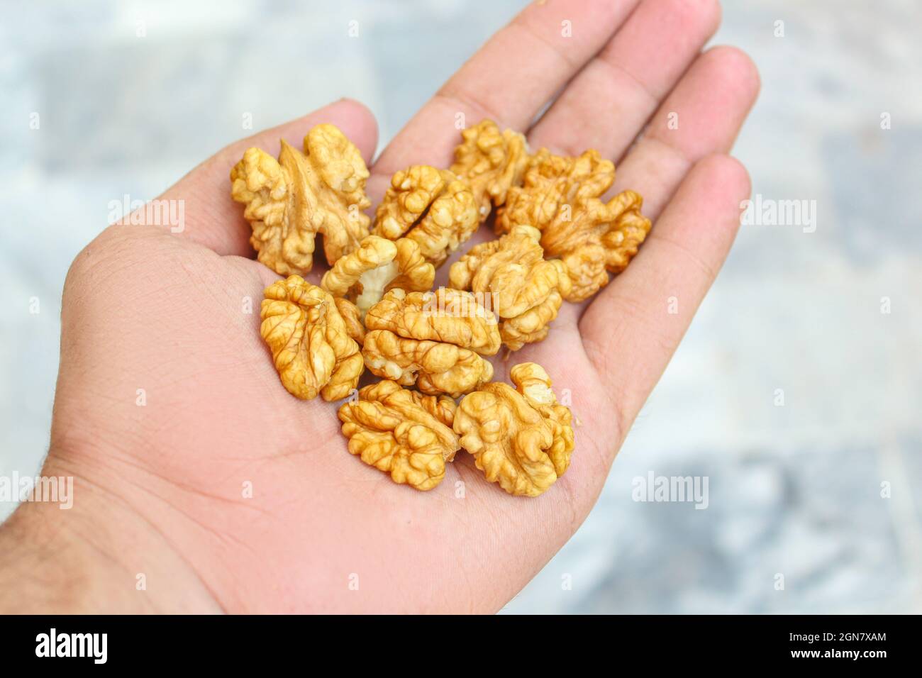 whole walnut dry fruit isolated on white background Stock Photo - Alamy