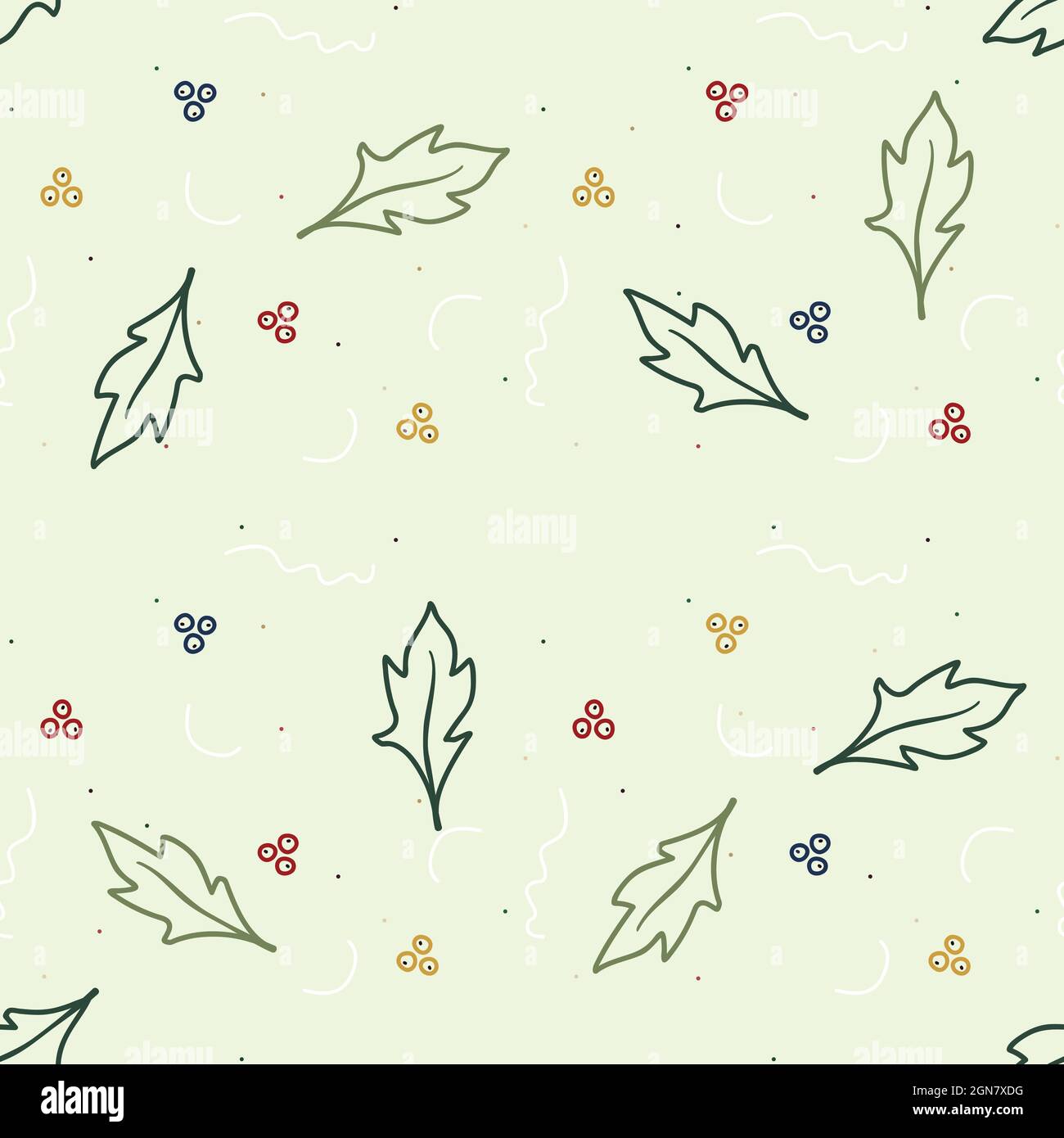 Outline holly tree - Christmas theme background Stock Vector Image ...
