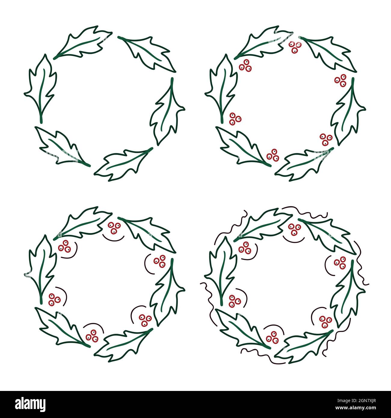 Holly tree Cut Out Stock Images & Pictures - Alamy