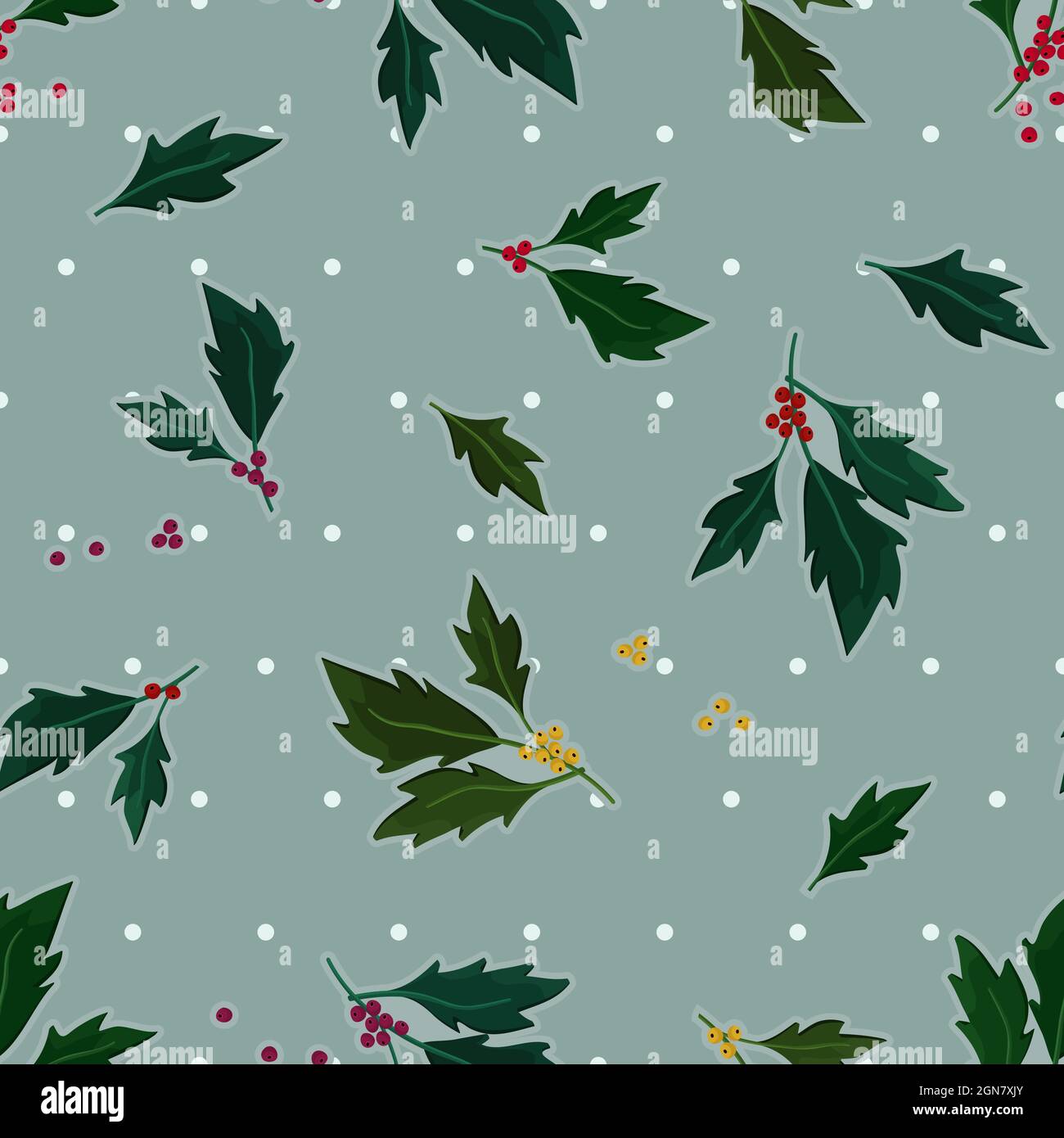 Holly tree - vector background Stock Vector Image & Art - Alamy