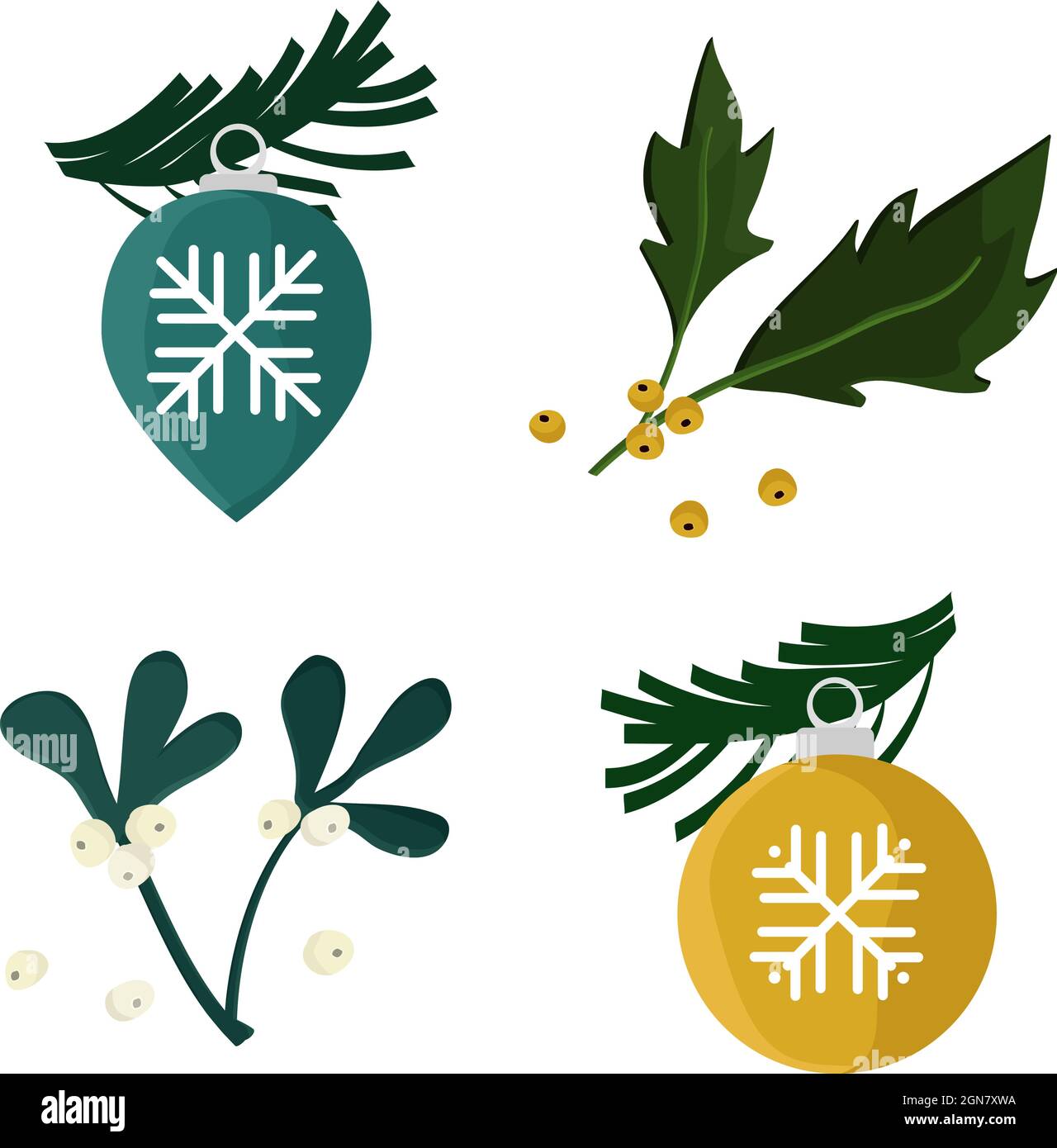 Holly tree Cut Out Stock Images & Pictures - Alamy