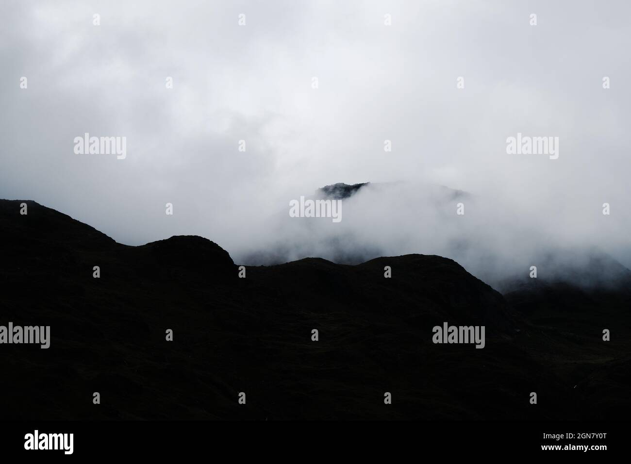 Scafell from Great Gable Stock Photo - Alamy