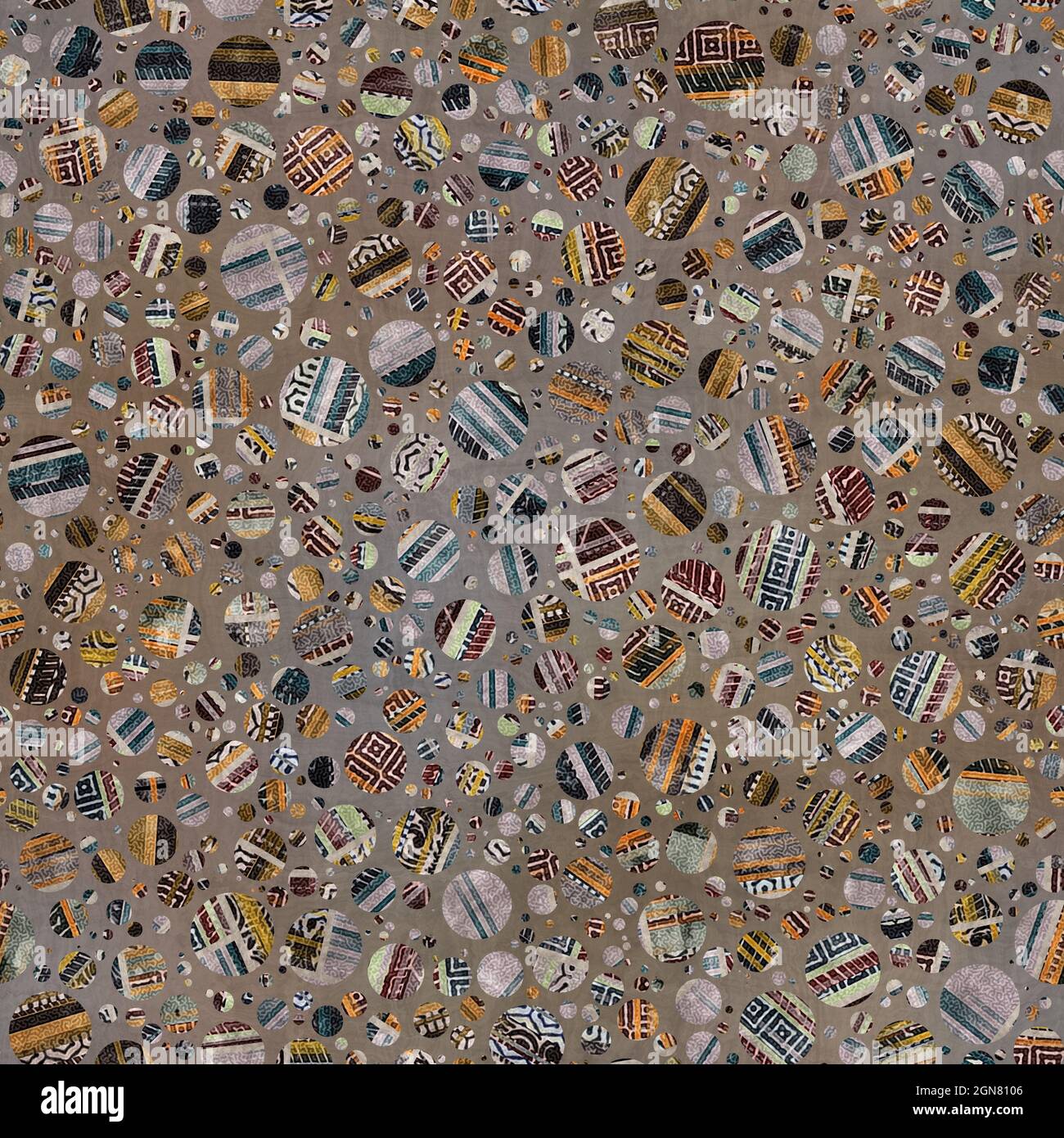 Seamless abstract textured circle pattern for surface print Stock Photo ...