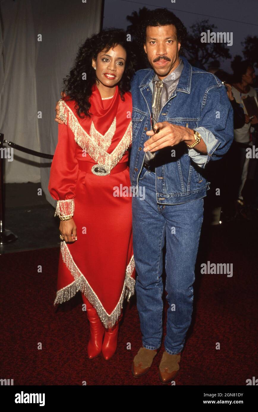 Lionel Richie and Brenda Richie Circa 1980's Credit: Ralph Dominguez ...
