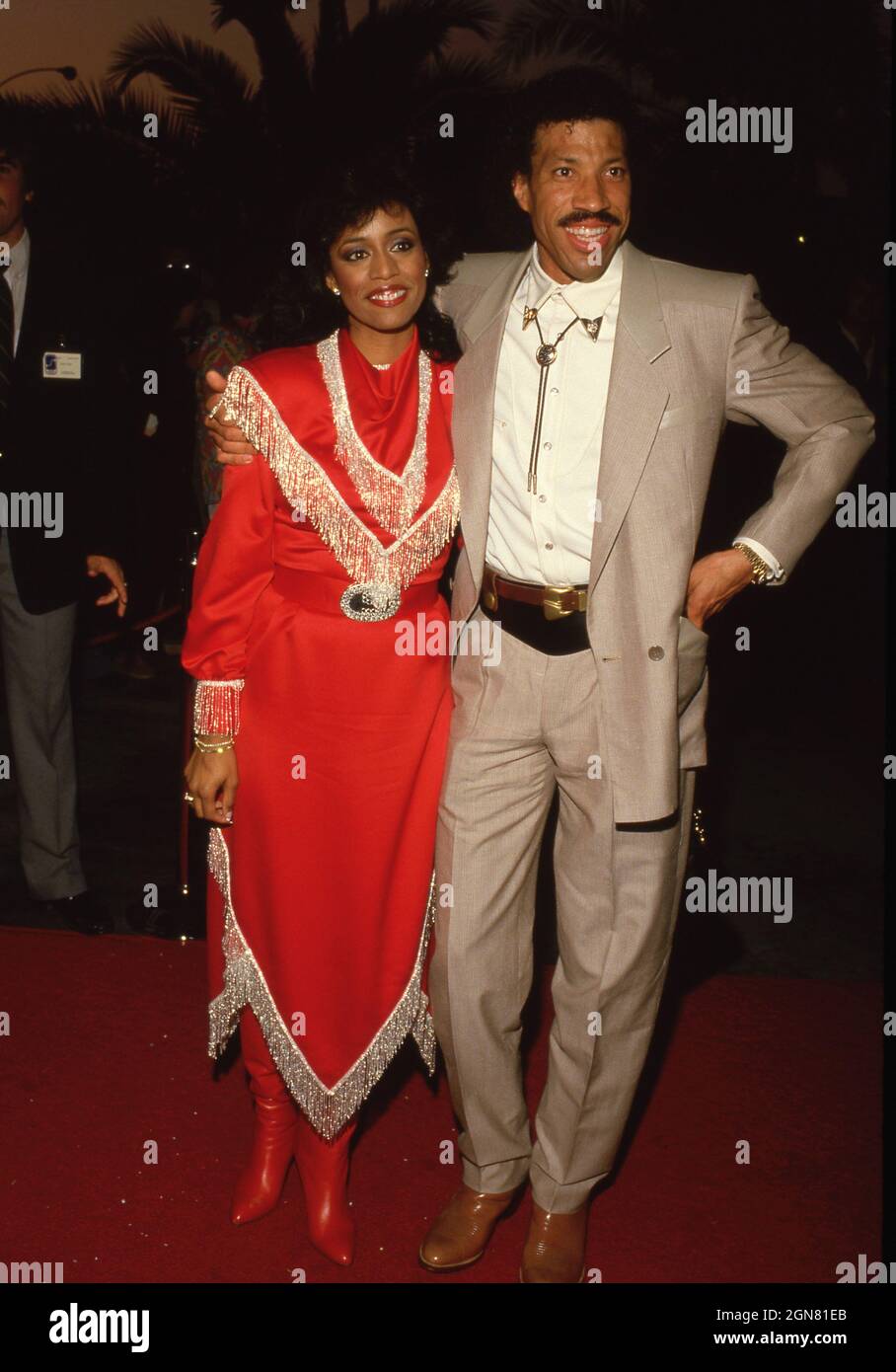 Lionel Richie and Brenda Richie Circa 1980's Credit: Ralph Dominguez ...