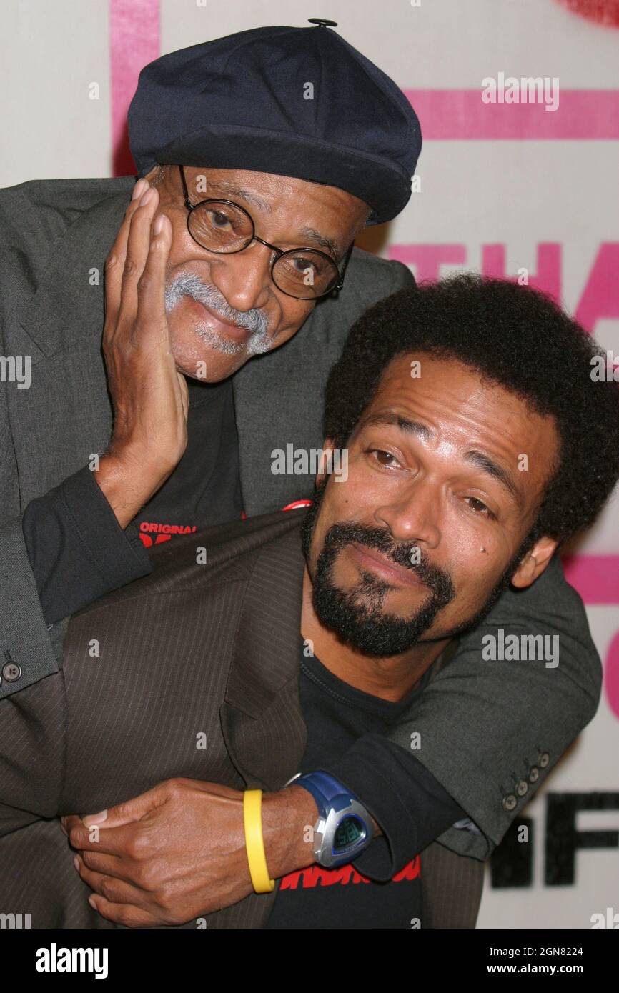 Melvin Peebles and Mario van Peebles attend the 14th Annual Gotham ...