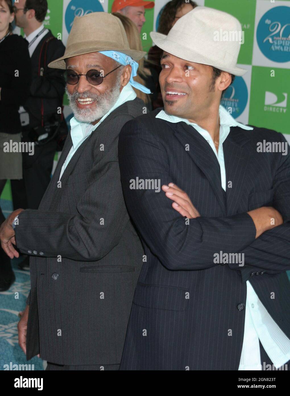 Melvin Van Peebles and Mario Van Peebles attend the 20th IFP ...