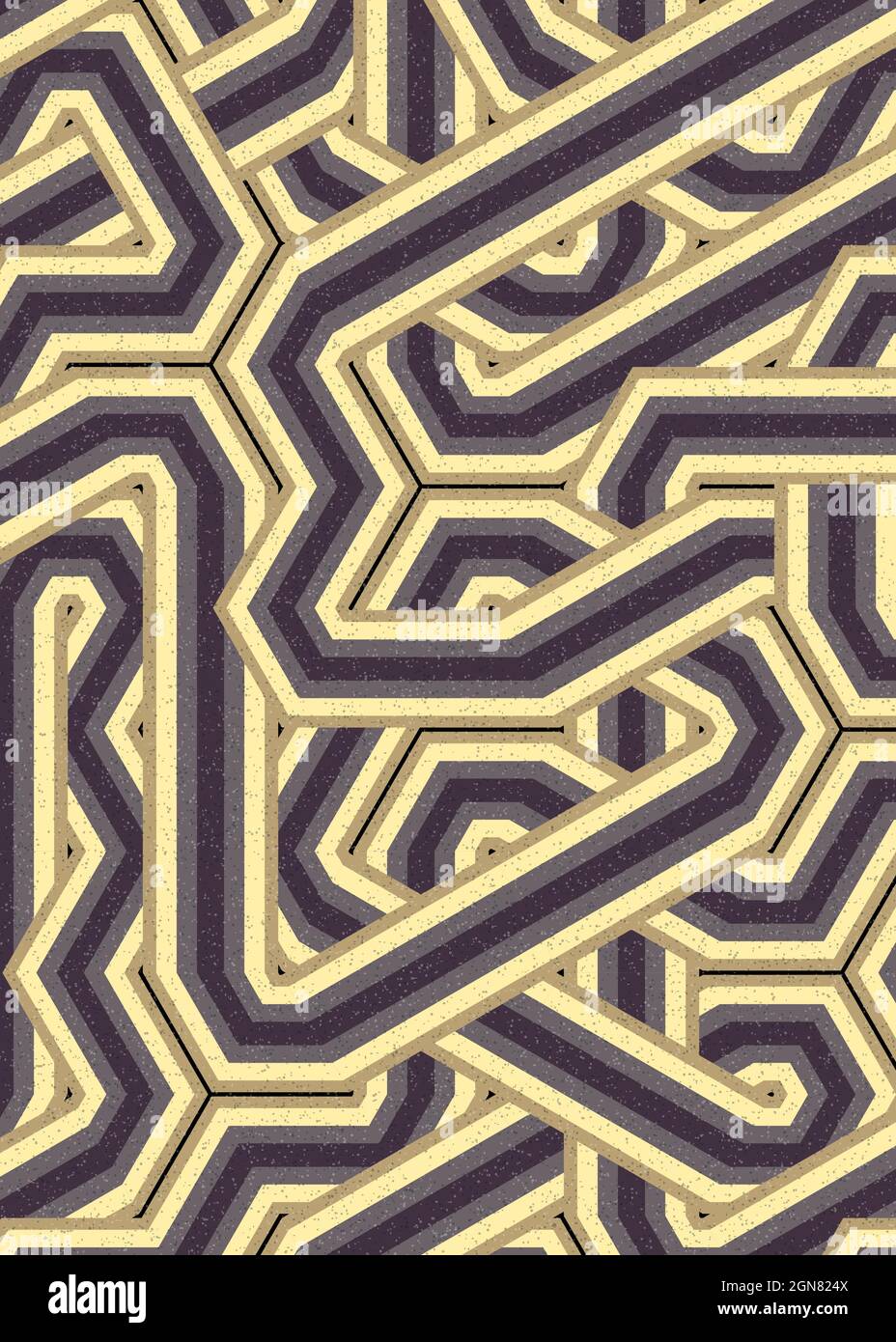 Computer-generated Hexagon Tile Connection art background design ...
