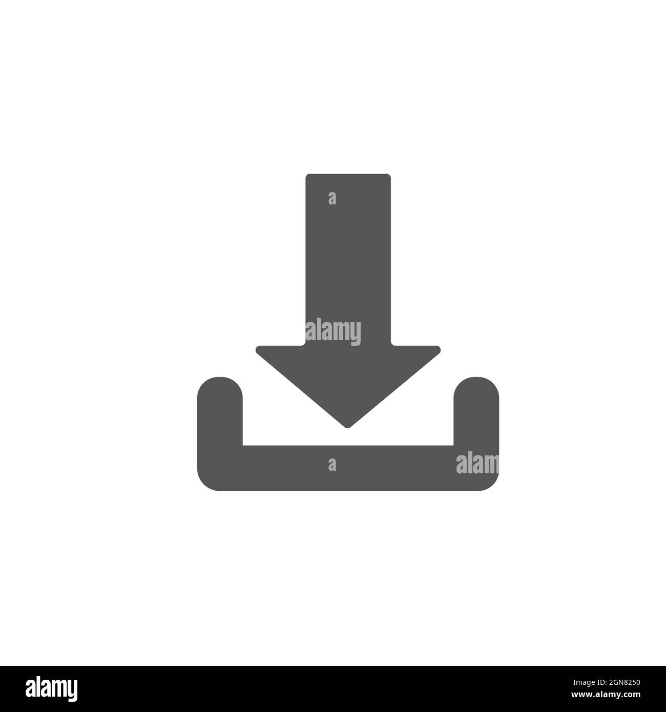 Download app icon isolated on white background Stock Vector Image & Art ...