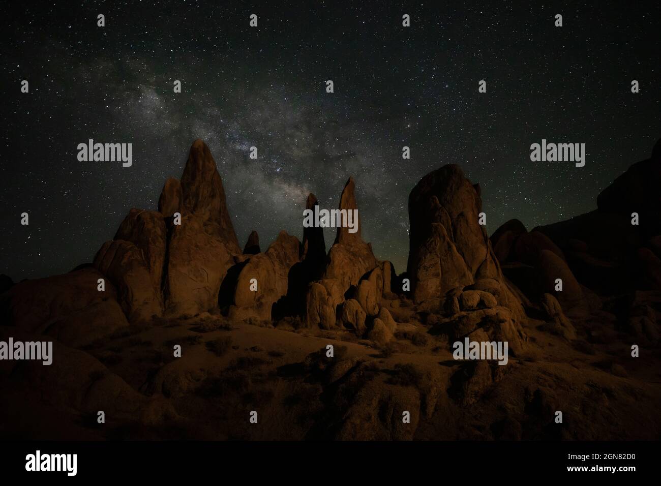 Night Sky Star Image from Alabama Hills California Stock Photo - Alamy