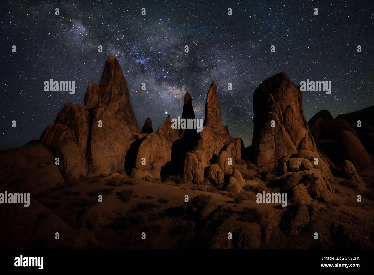 Night Sky Star Image from Alabama Hills California Stock Photo - Alamy
