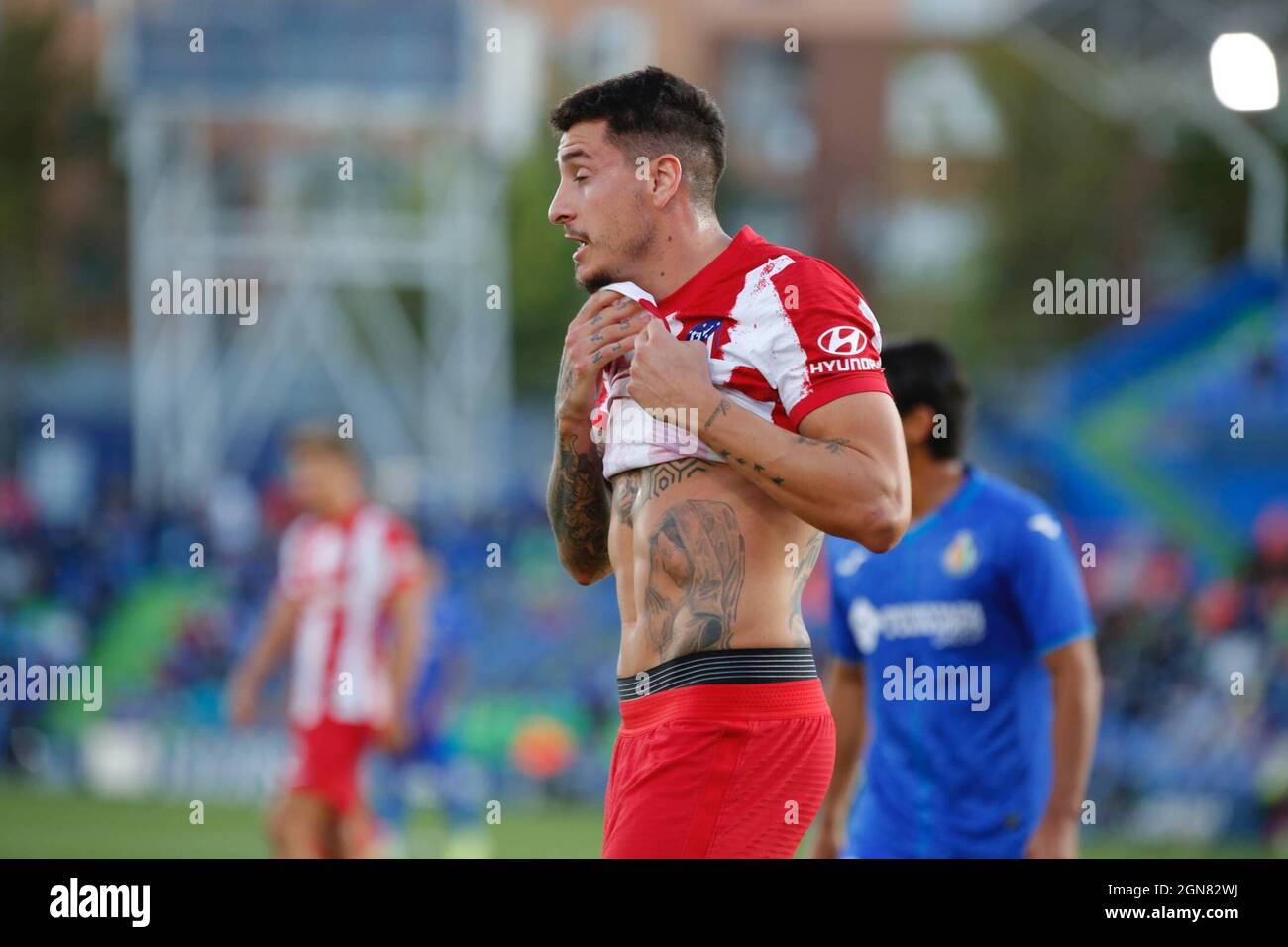 Madrid, Spain. 21th September 2021: Jose Maria Gimenez during LaLiga ...
