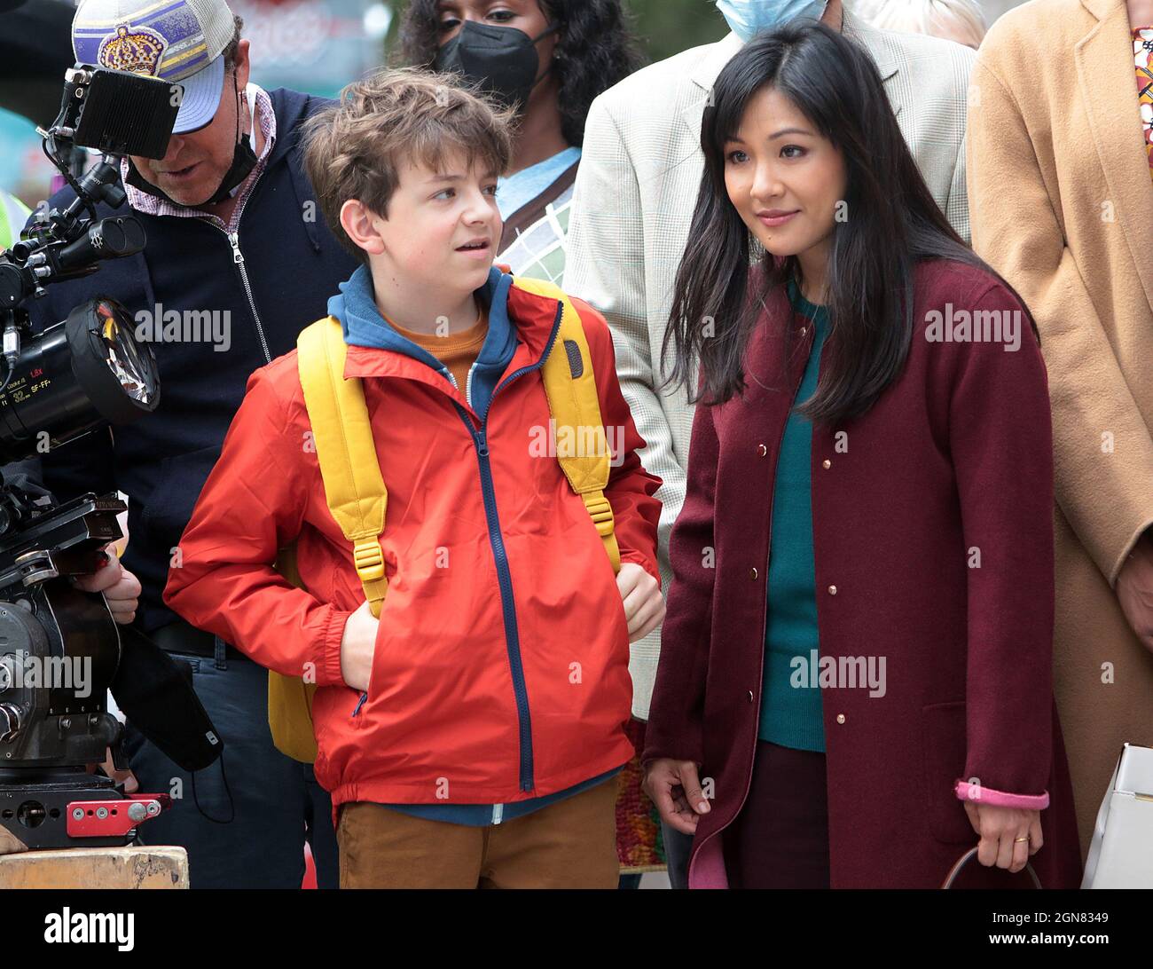 New York, NY, USA. 22nd Sep, 2021. Winslow Fegley, Constance Wu on the ...