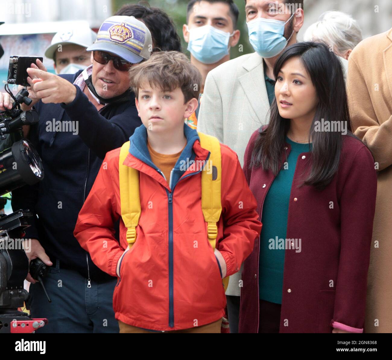 New York, NY, USA. 22nd Sep, 2021. Winslow Fegley, Constance Wu on the ...