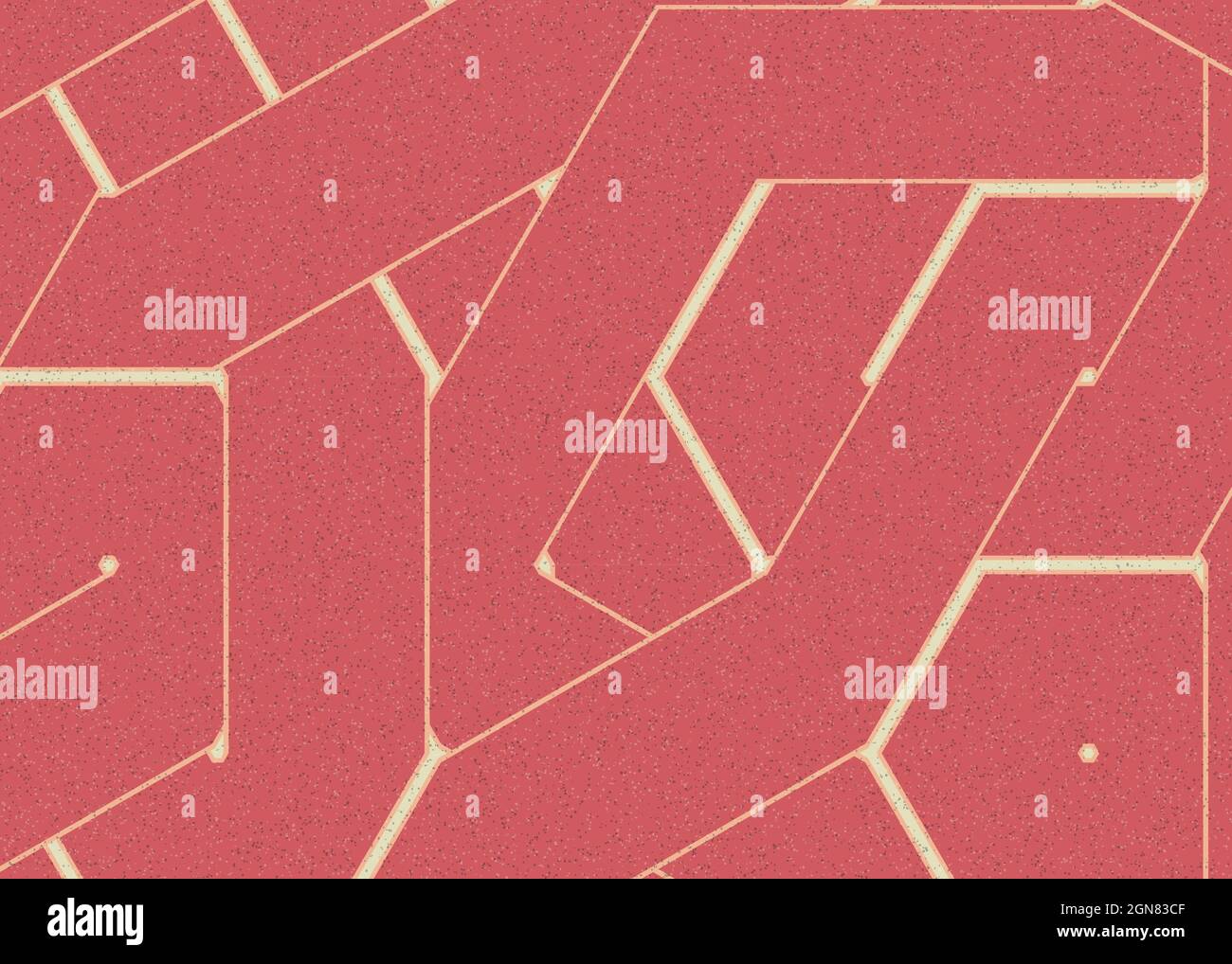 Computer-generated Hexagon Tile Connection art background design ...